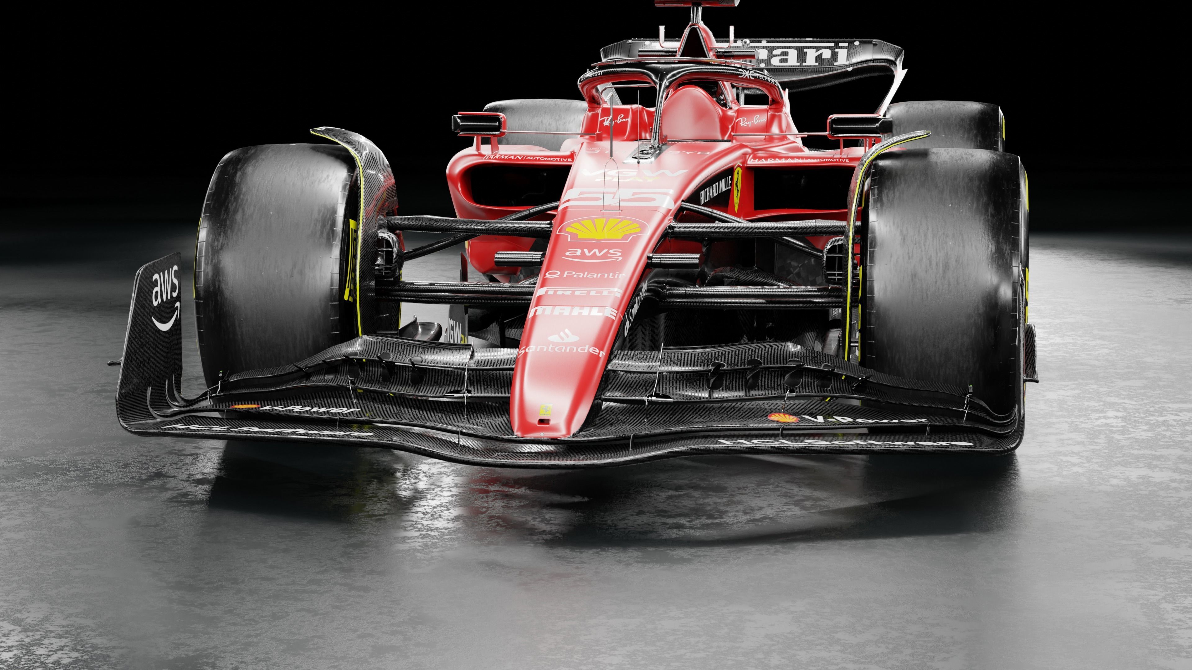 3D model F1 2023 Ferrari SF-23 VR / AR / low-poly | CGTrader