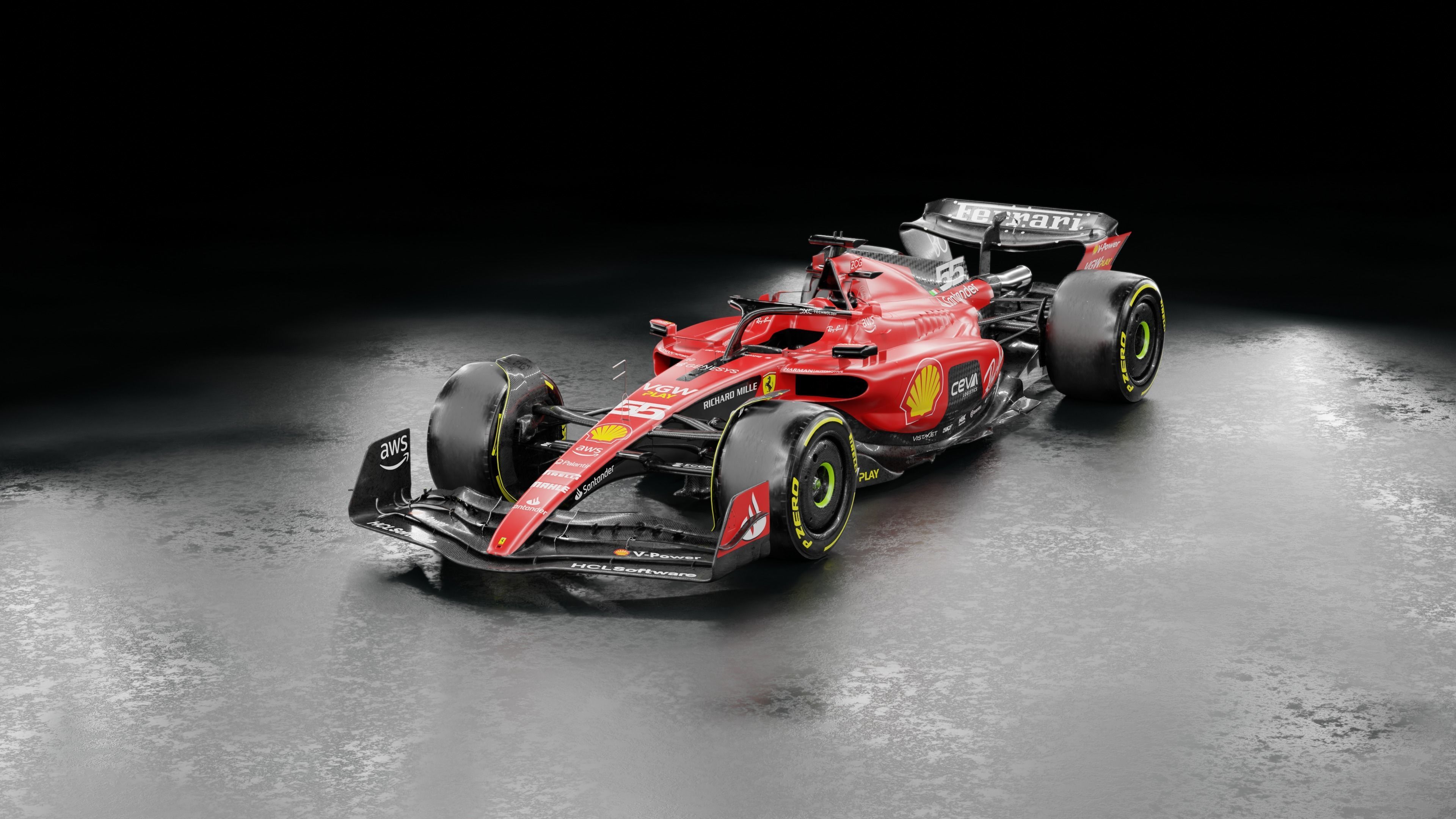 3D model F1 2023 Ferrari SF-23 VR / AR / low-poly | CGTrader