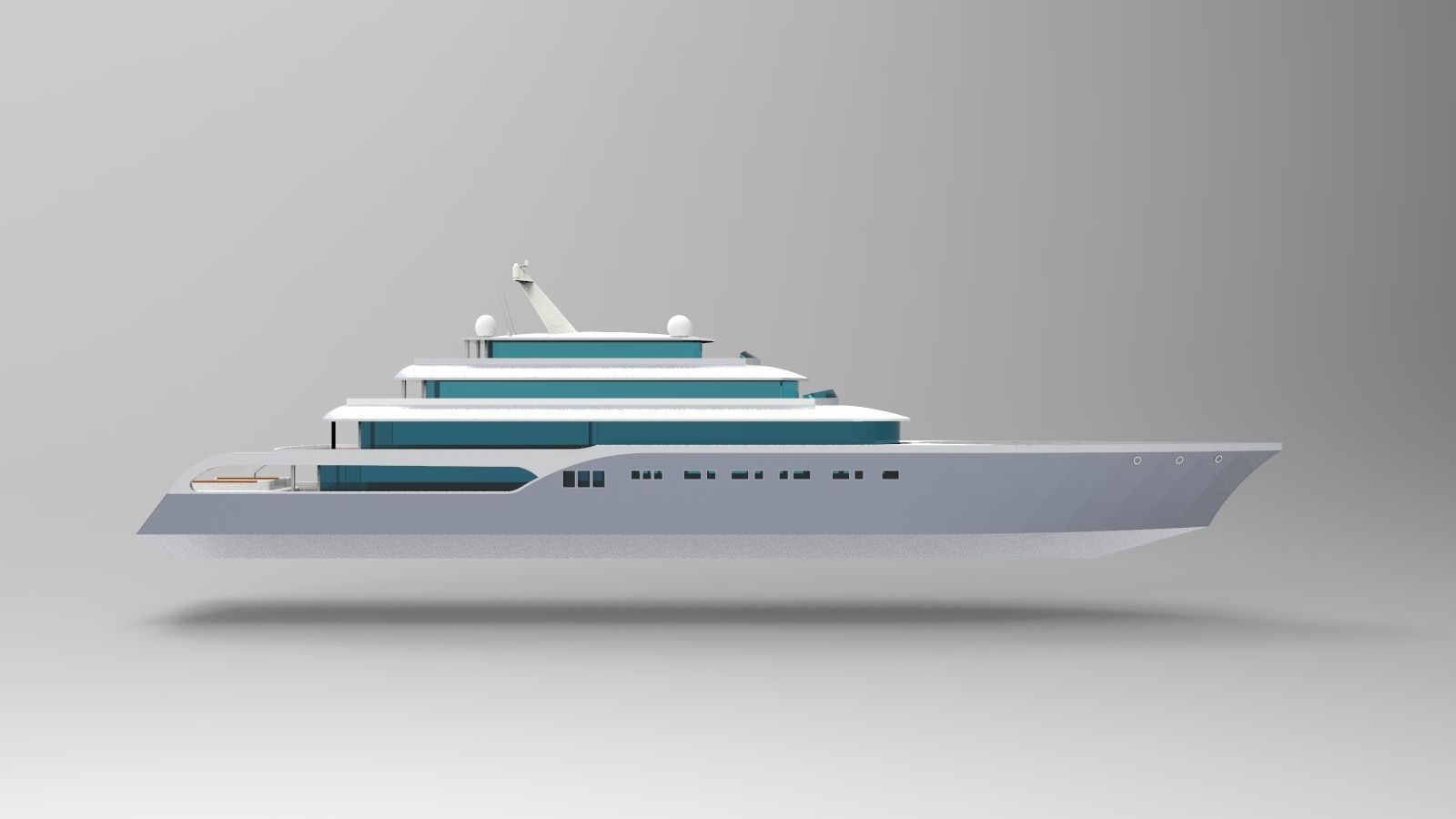 Feadship Super Yacht 3D model | CGTrader