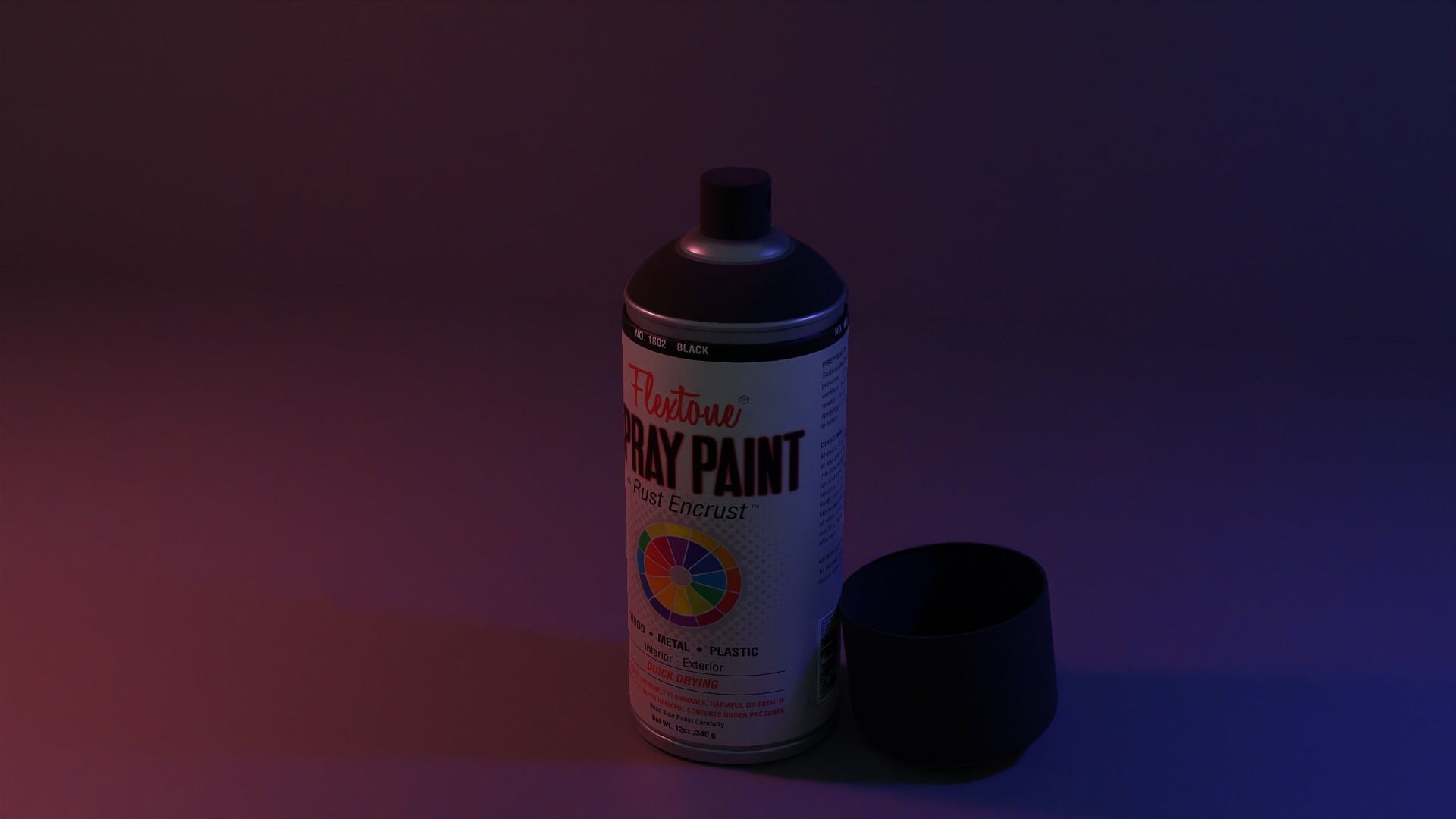 spray paint can 3D model | CGTrader