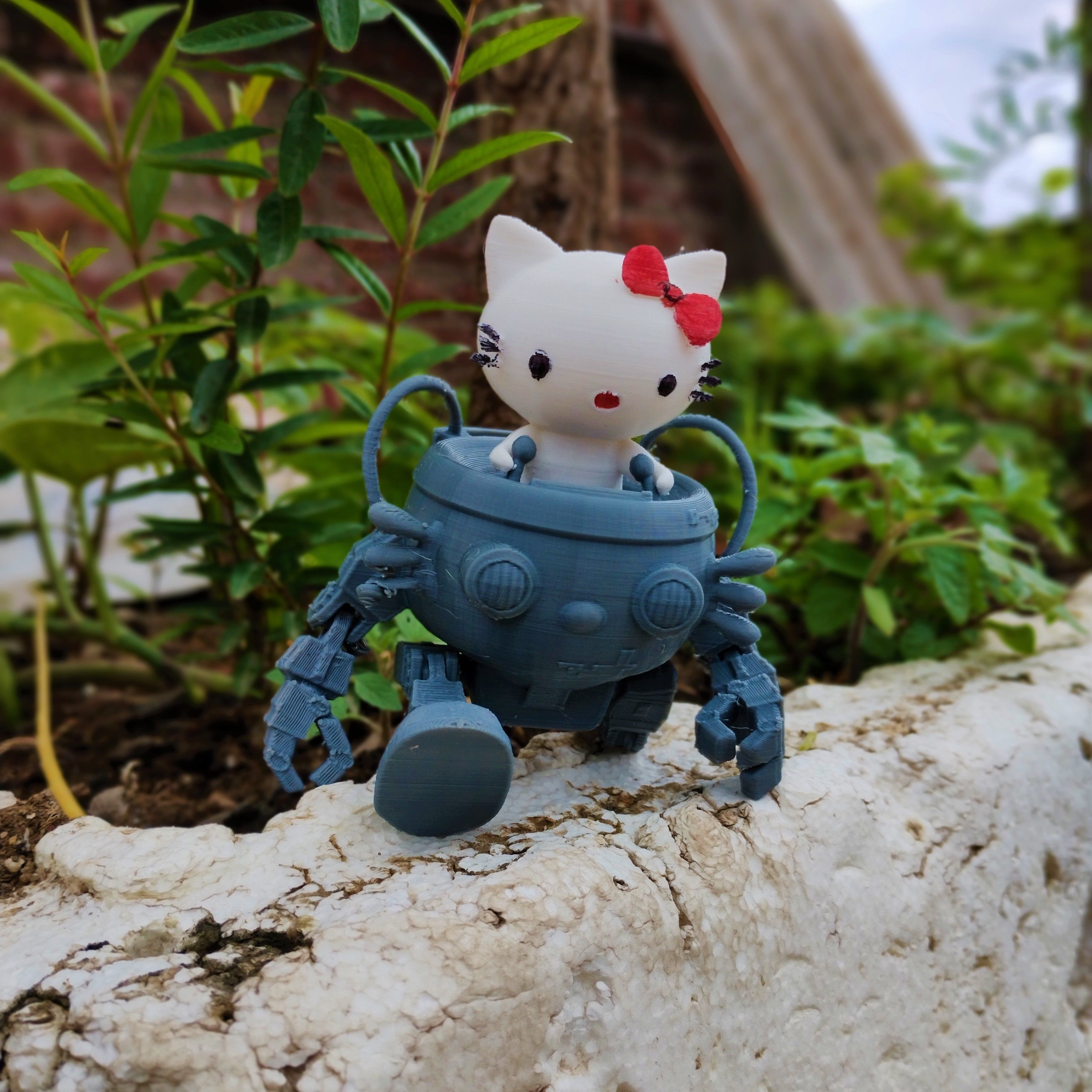 Hello Kitty Robot 3D model 3D printable | CGTrader