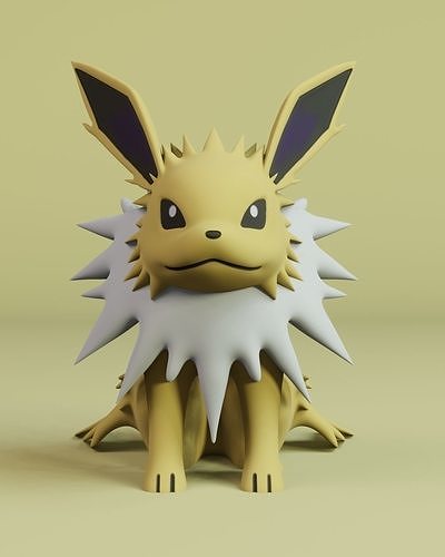 Jolteon 3D model 3D printable | CGTrader