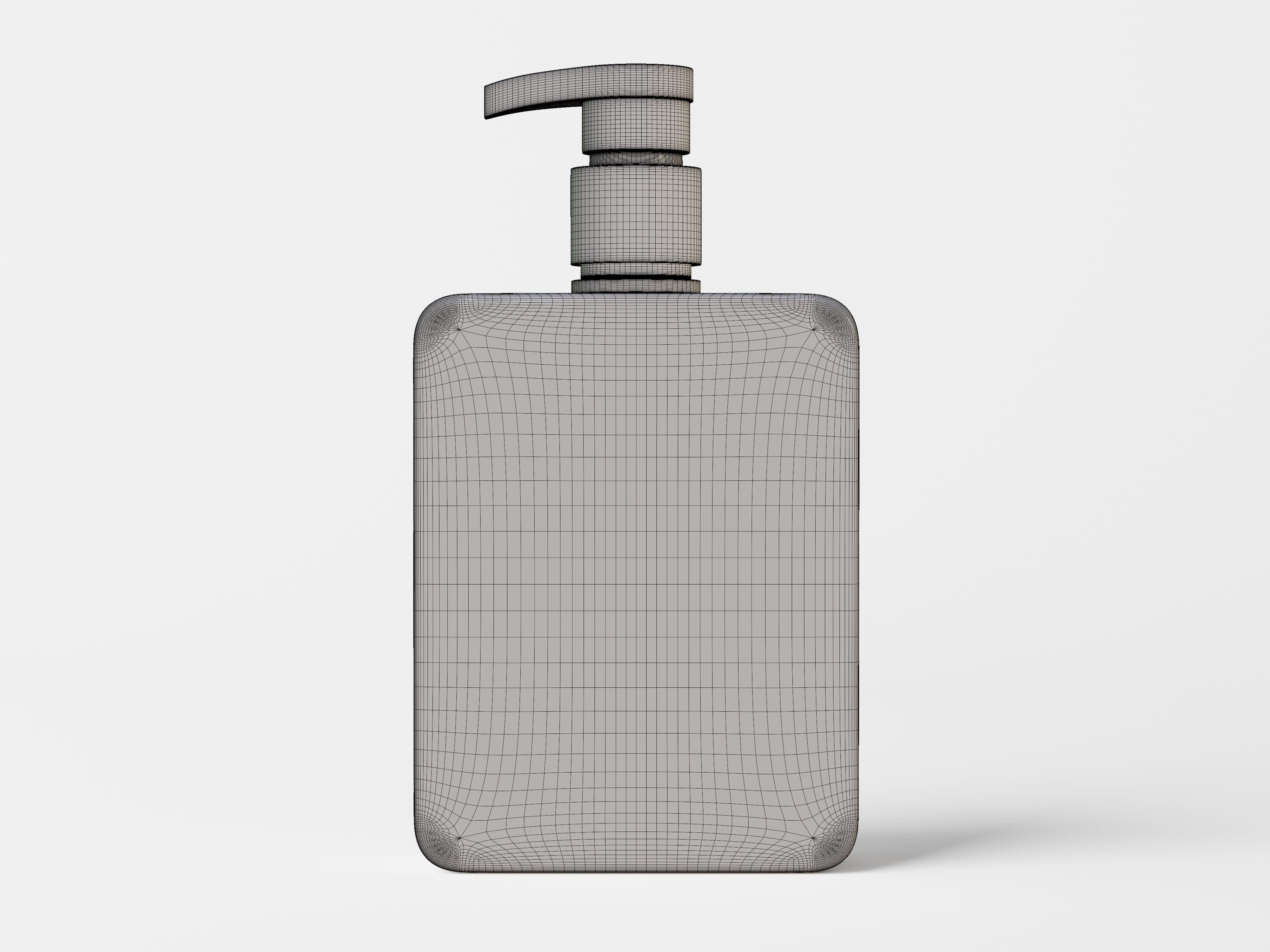 3D model Square pump bottle VR / AR / low-poly | CGTrader