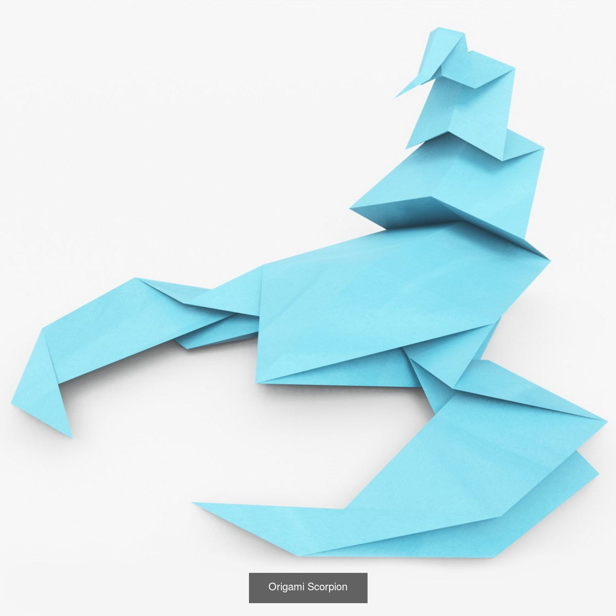 3D Model Collection Origami creatures VR / AR / low-poly | CGTrader