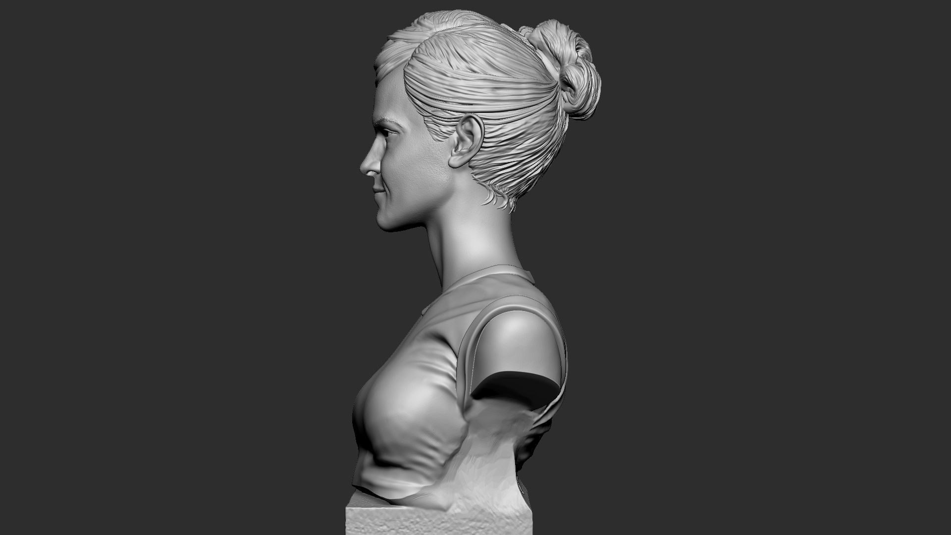 Emma Watson 3D model 3D printable | CGTrader