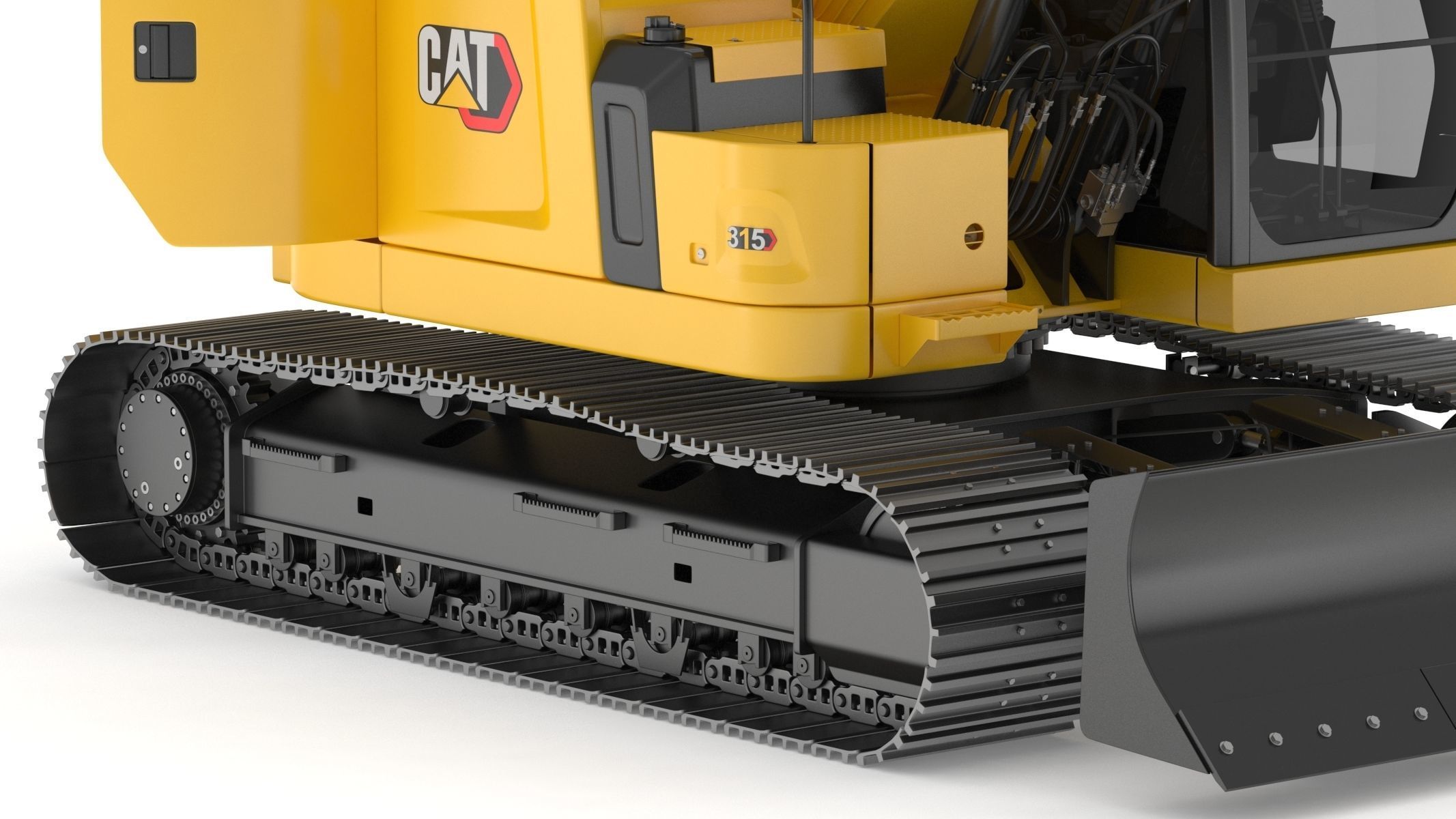 CAT 315 Triple Arm 3D model | CGTrader