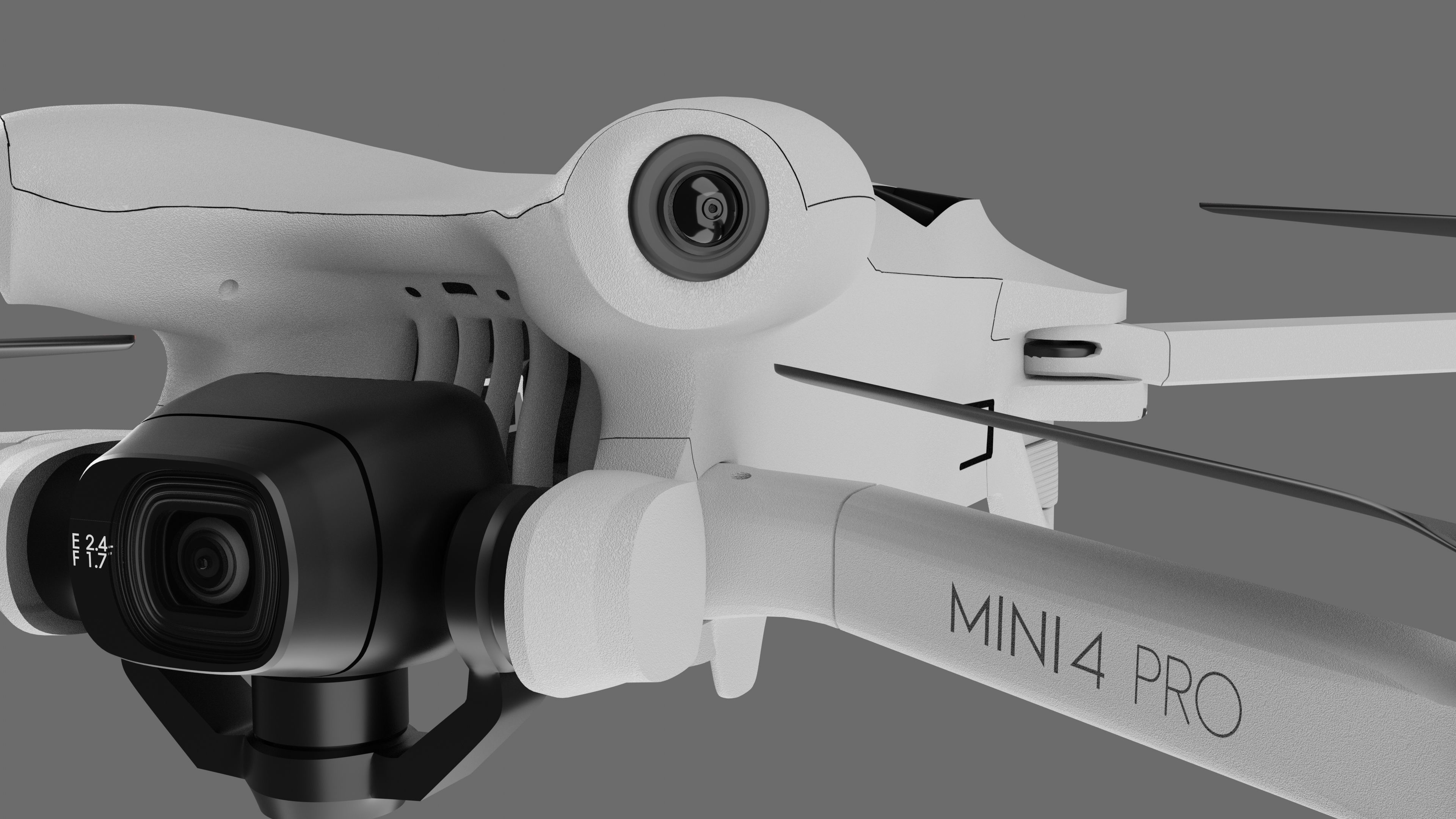 Dji mini 4 Pro 3D model animated | CGTrader