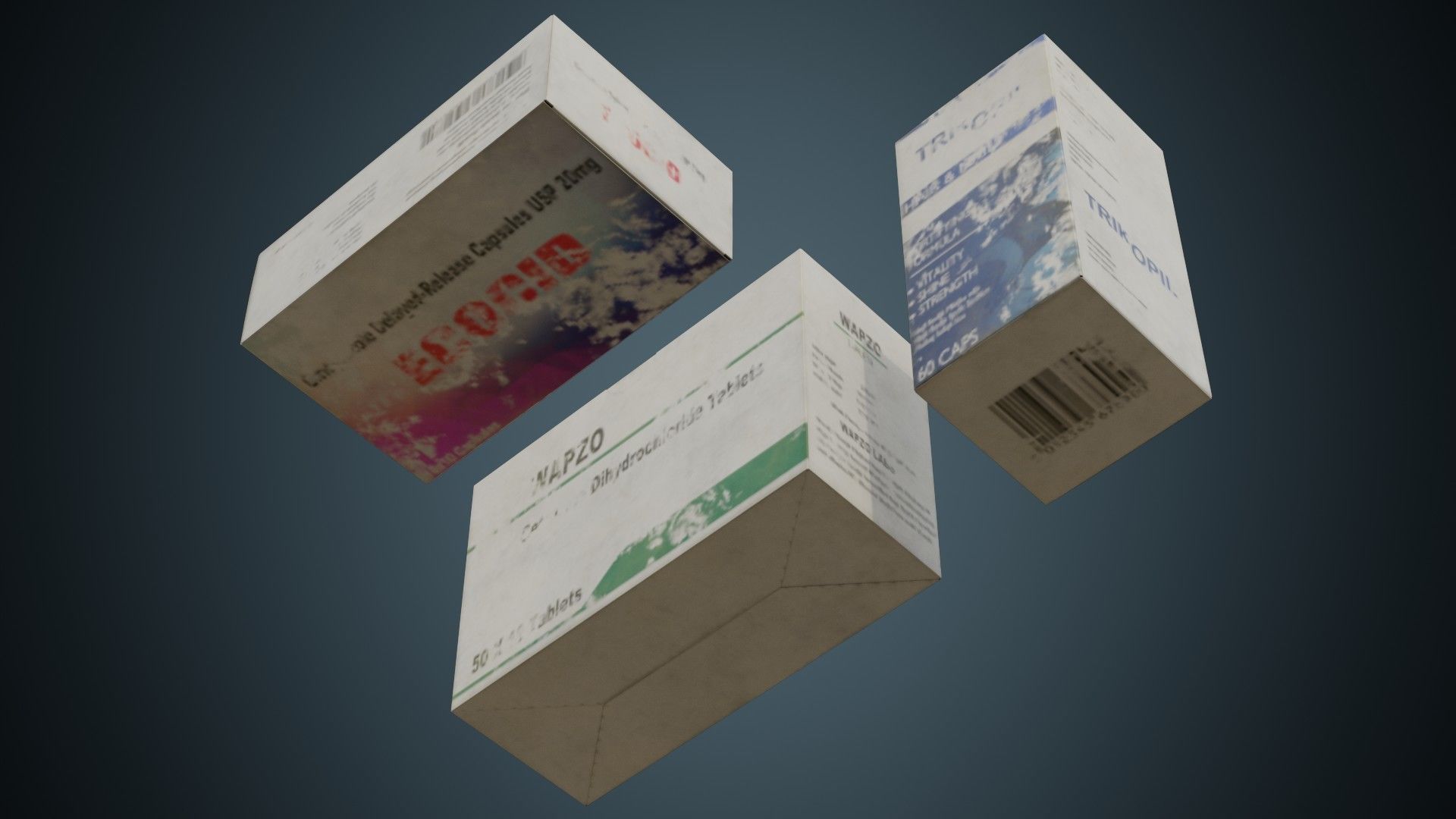 3D model Medicine Box 1B VR / AR / low-poly | CGTrader