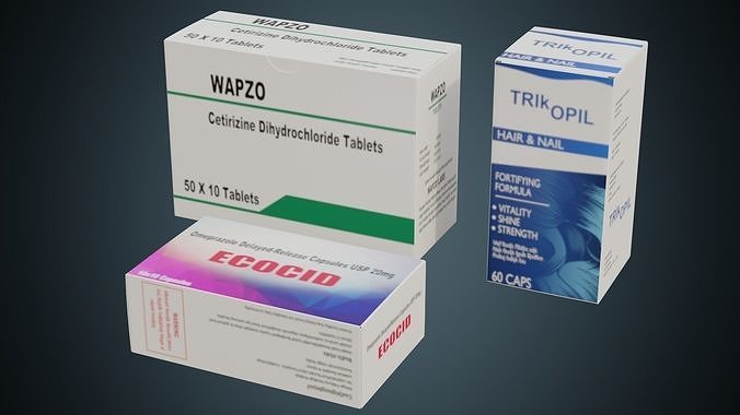 3D model Medicine Box 1 Basic VR / AR / low-poly | CGTrader