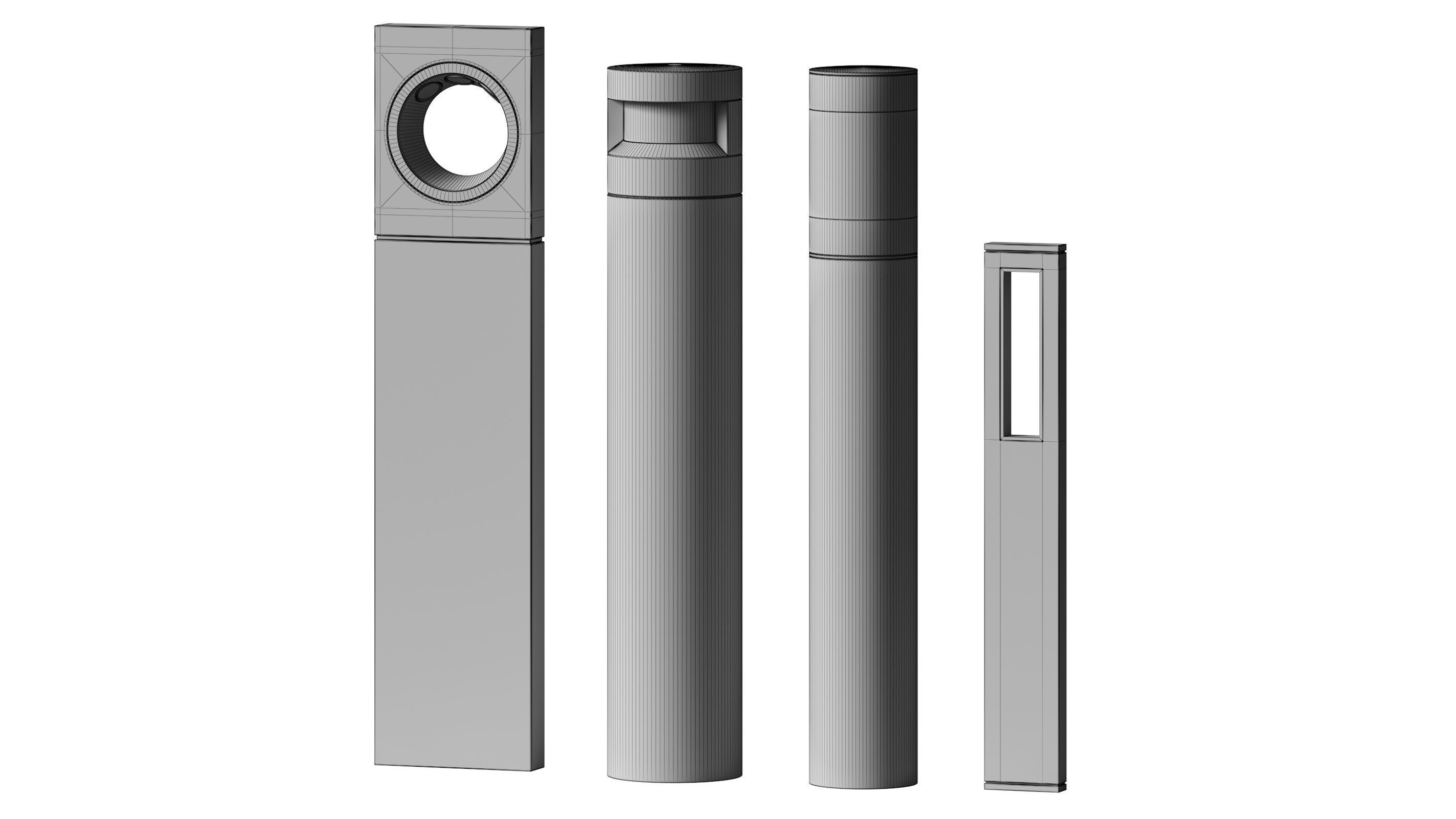 Platek - TUBE MENHIR SLIM MOON 3D model | CGTrader