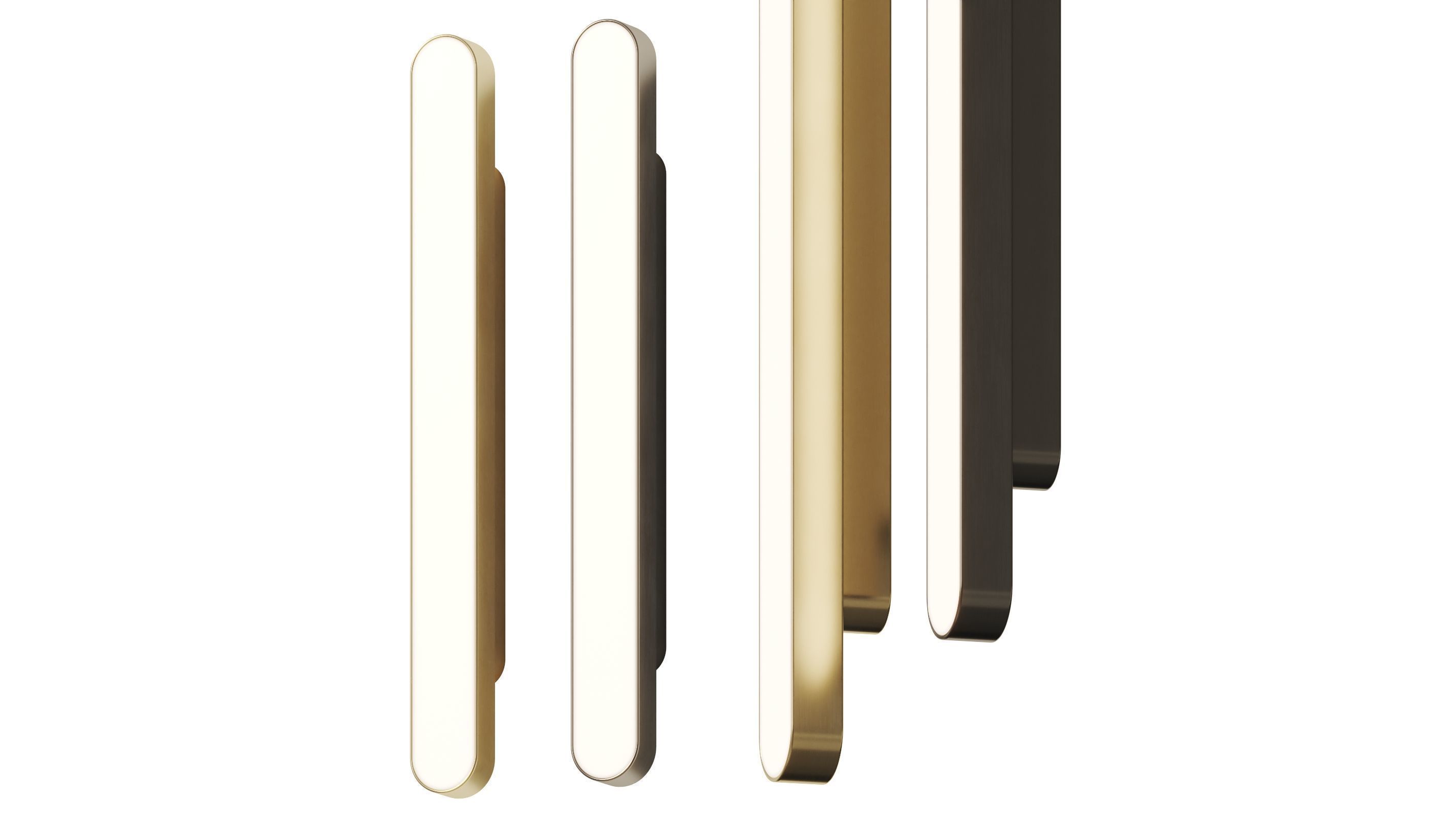 Square in Circle Capsule Wall Lamp 3D model | CGTrader