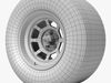 3D model NASCAR Wheel Worn Low Poly VR / AR / low-poly | CGTrader