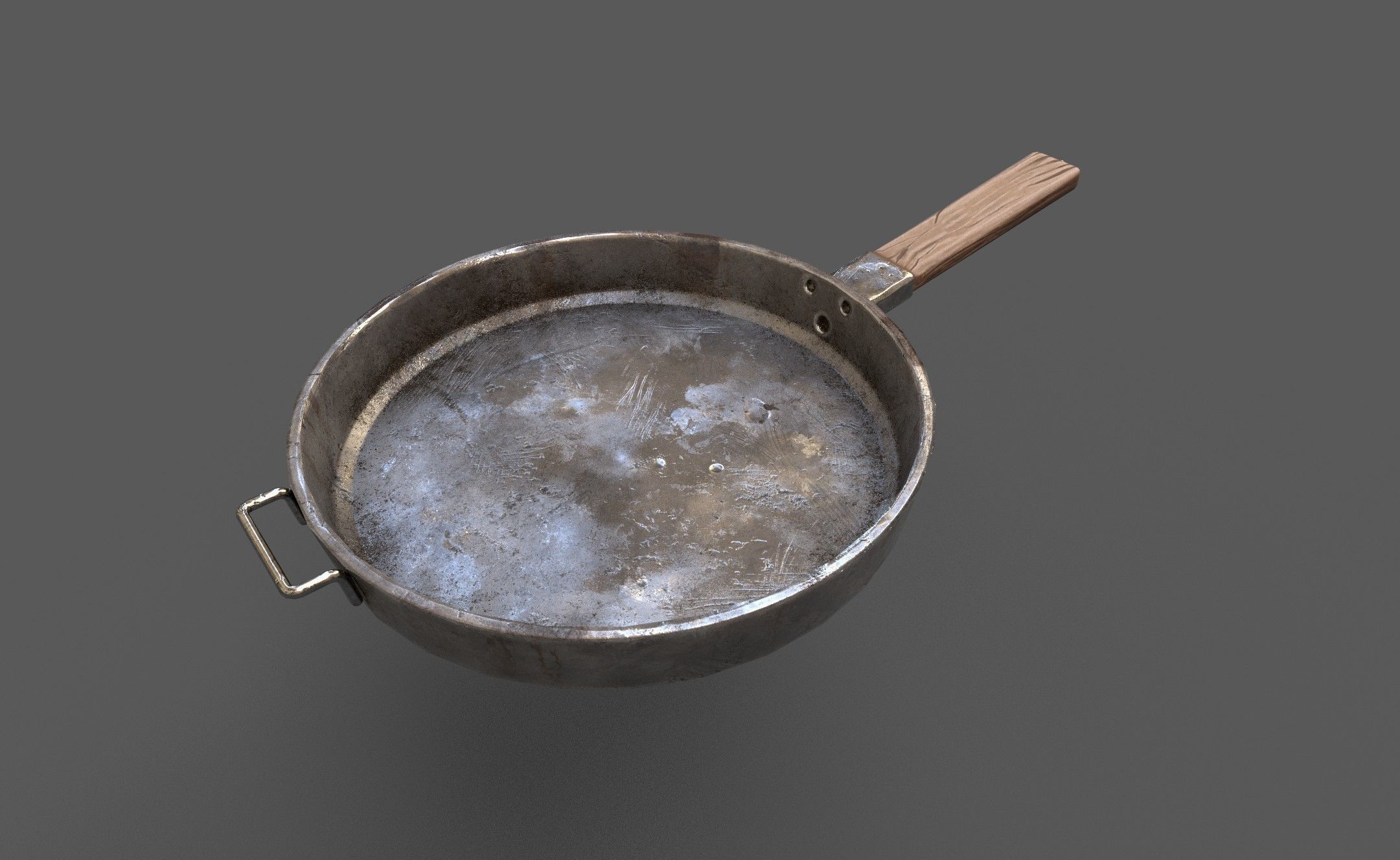 3D model Stylized Game Ready Iron Pan VR / AR / low-poly | CGTrader