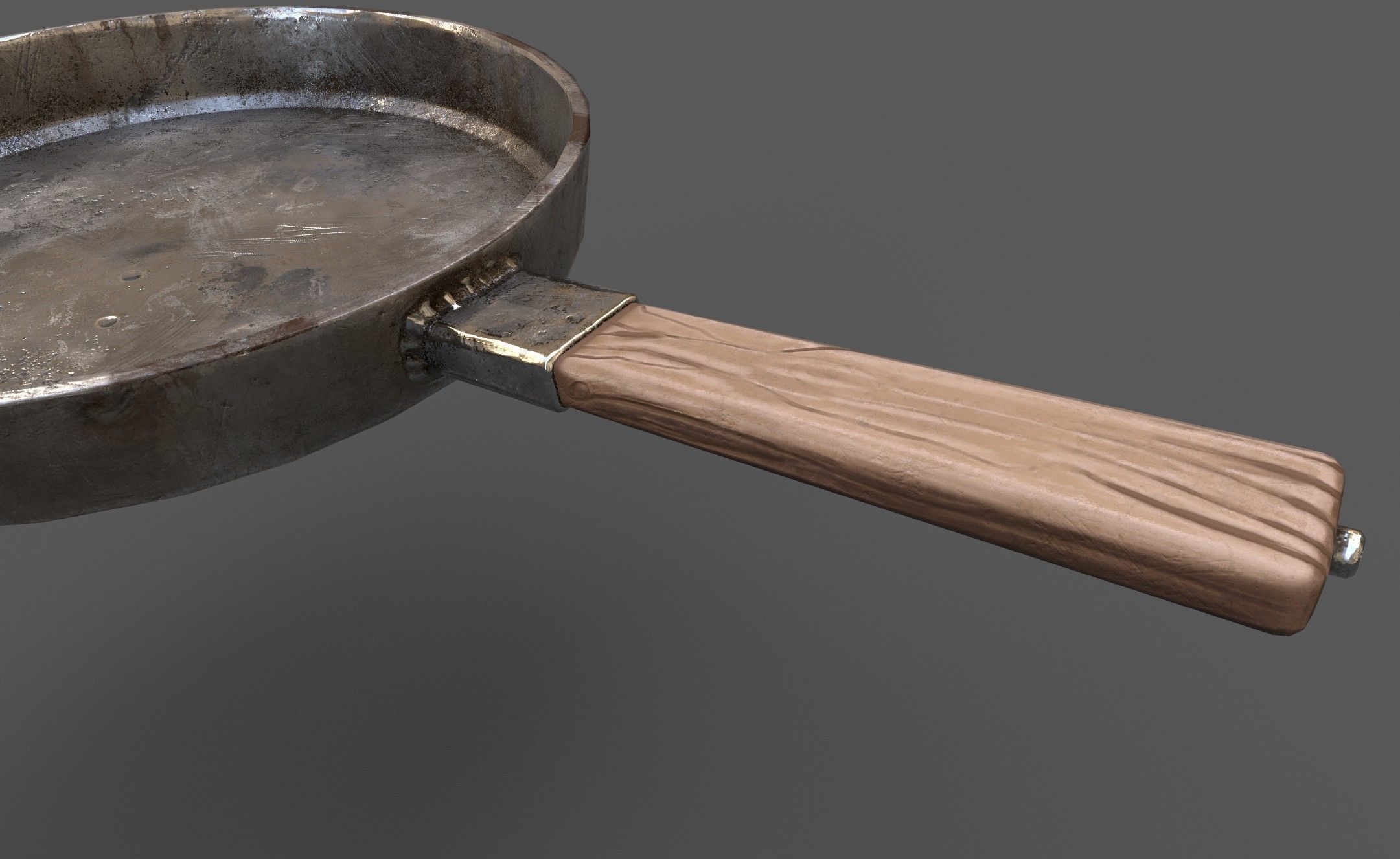 3D model Stylized Game Ready Iron Pan VR / AR / low-poly | CGTrader