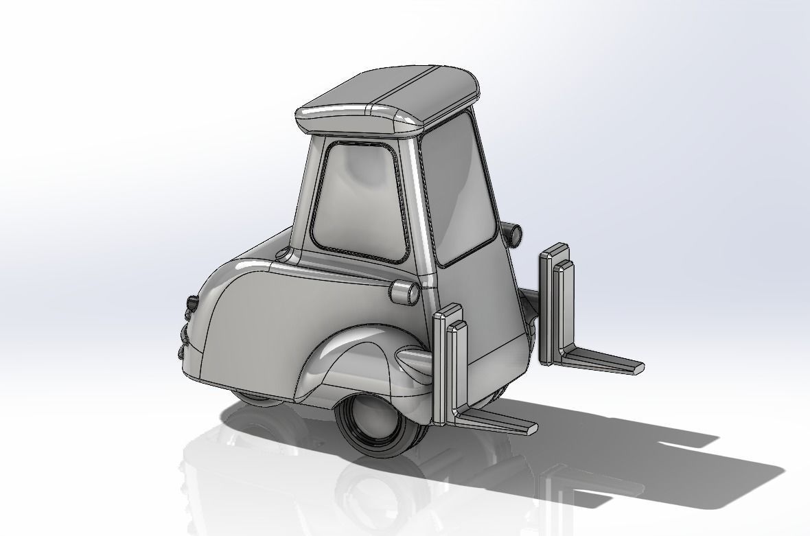 Guido Car 3D model 3D printable | CGTrader
