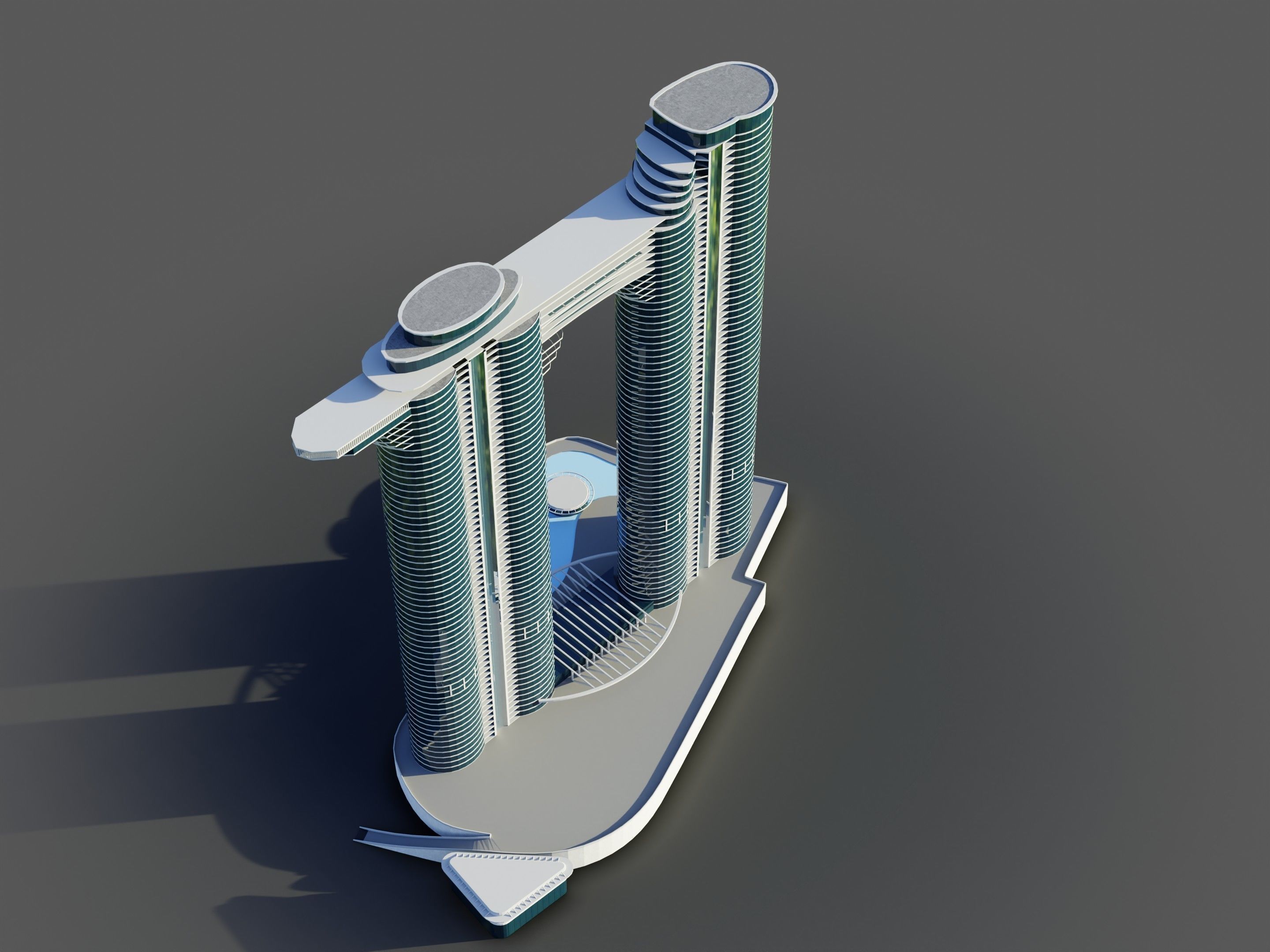 Sky view tower - Dubai 3D model | CGTrader
