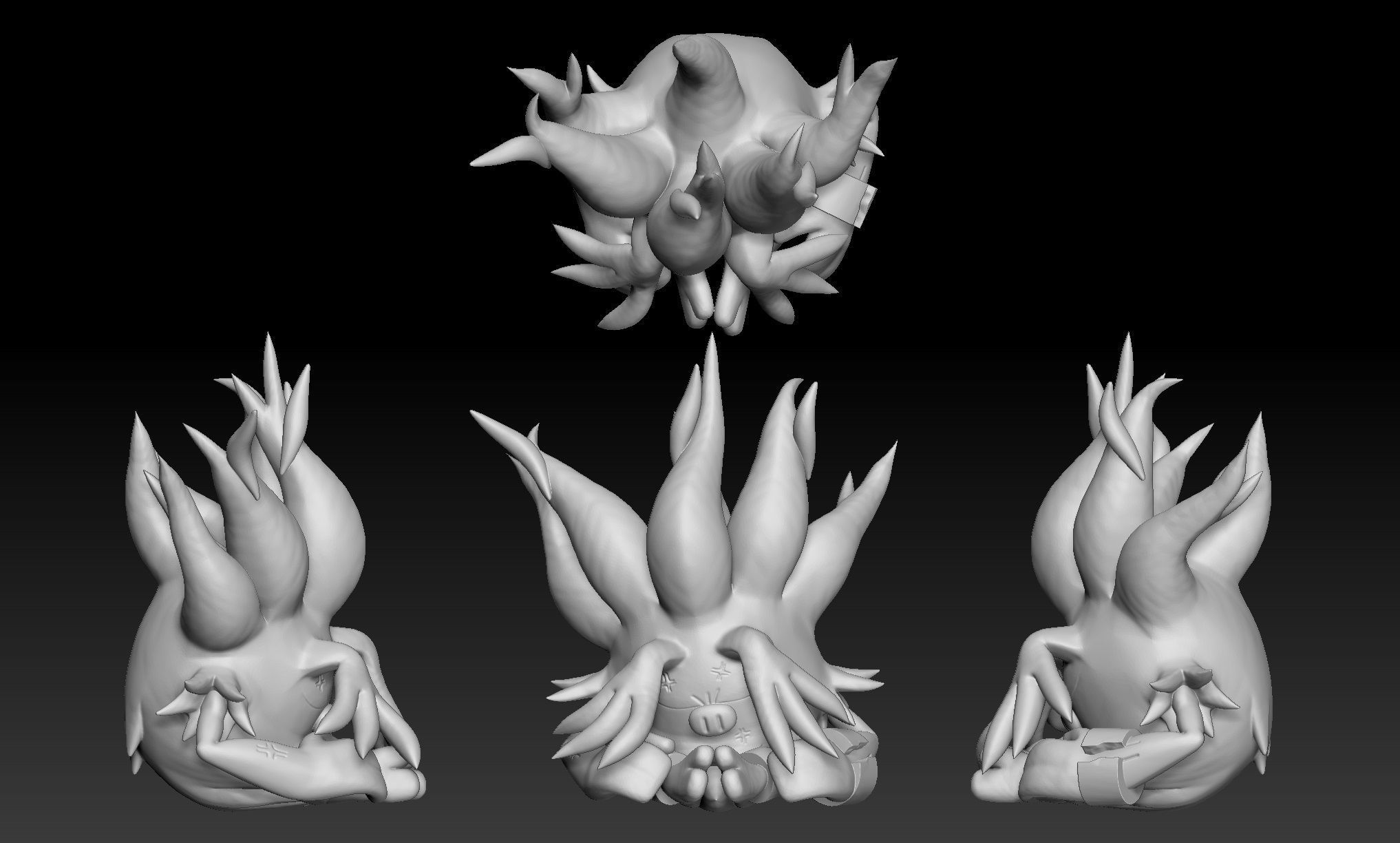Pokemon Annihilape 3D model 3D printable | CGTrader