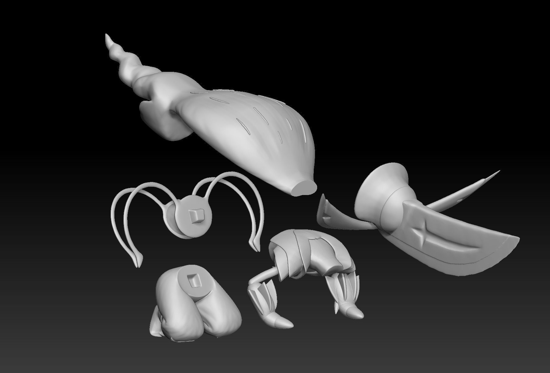 Pokemon Kingambit 3D model 3D printable | CGTrader