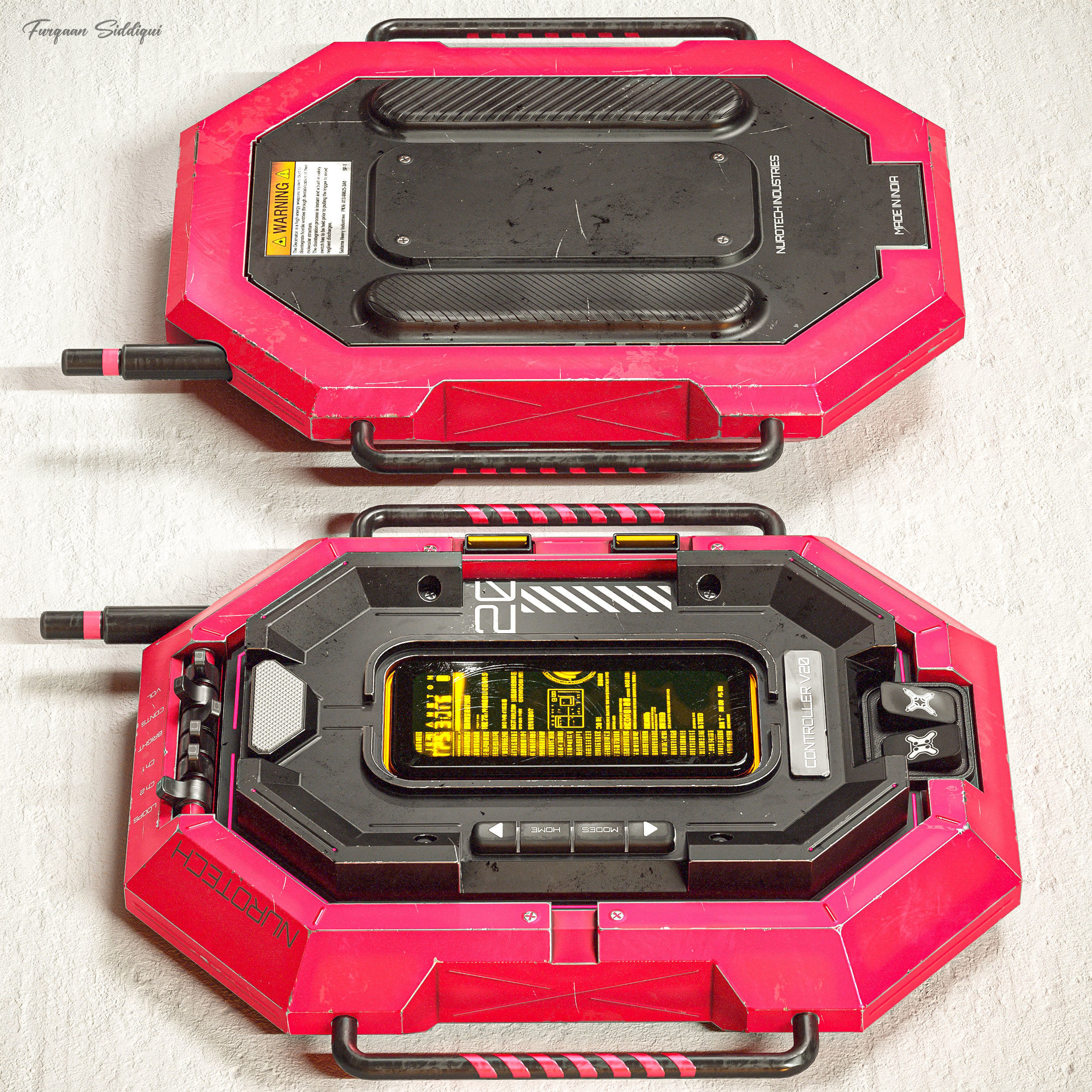 3D model Sci-fi Controller V20 PBR VR / AR / low-poly | CGTrader