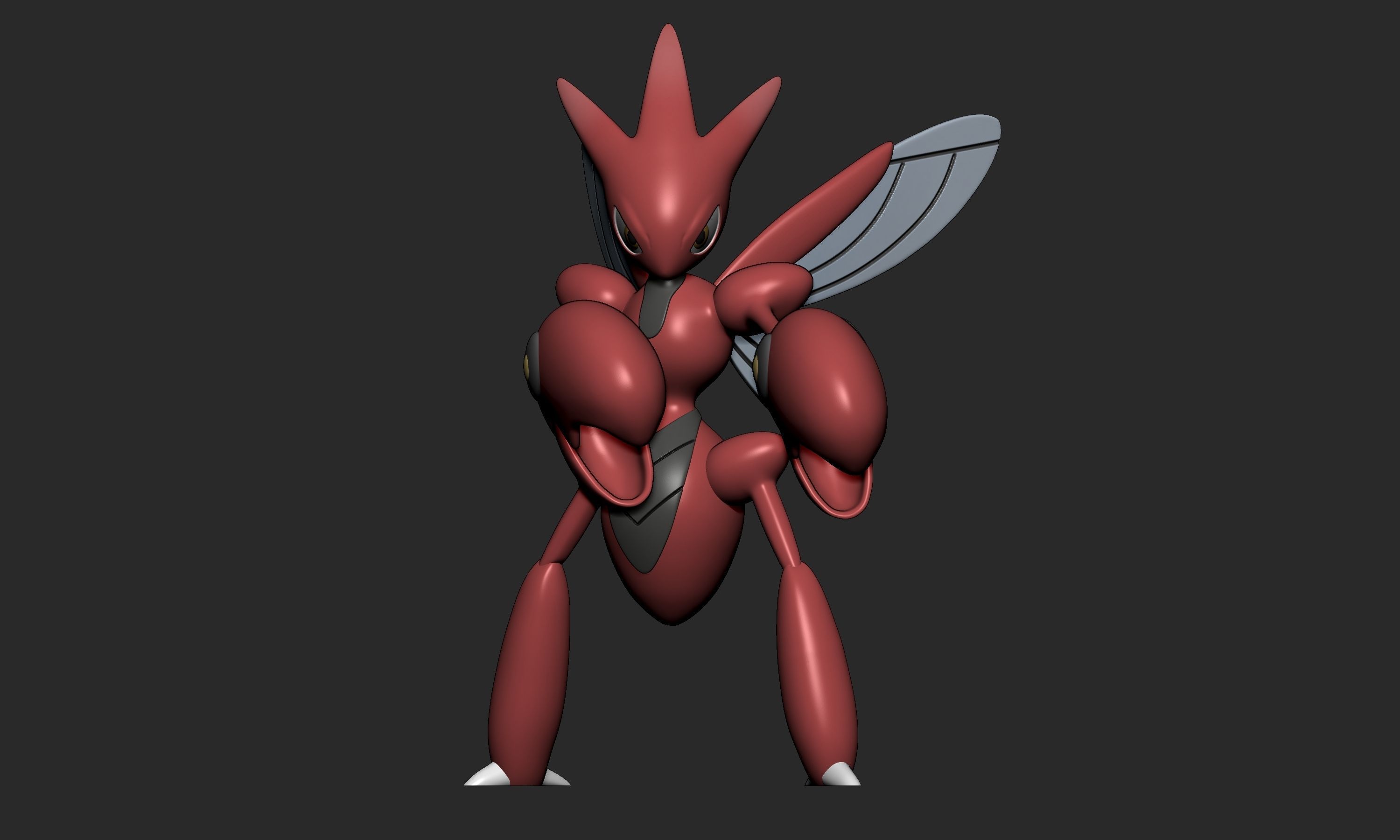 Pokemon - Scizor with 2 poses 3D model 3D printable | CGTrader