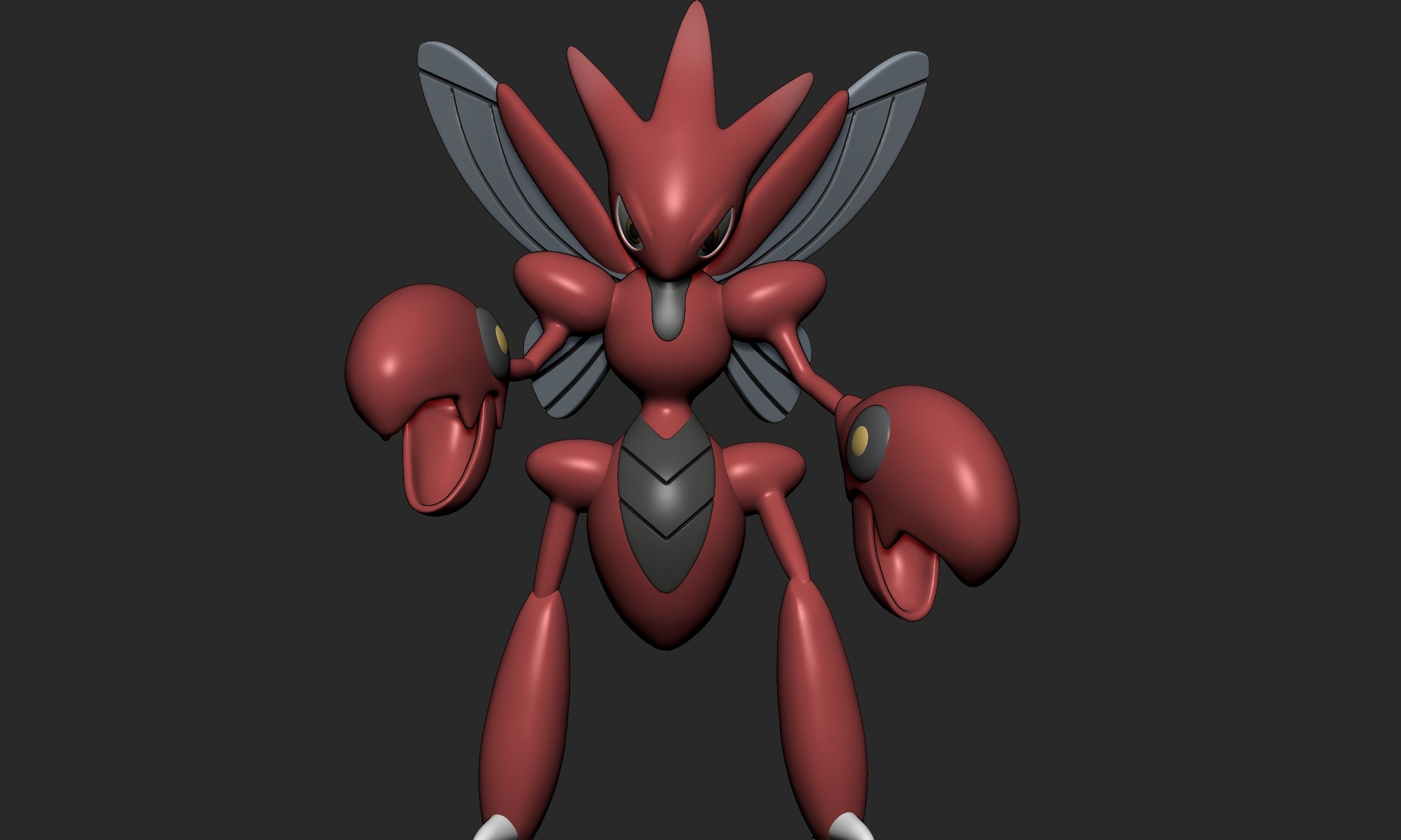Pokemon - Scizor with 2 poses 3D model 3D printable | CGTrader