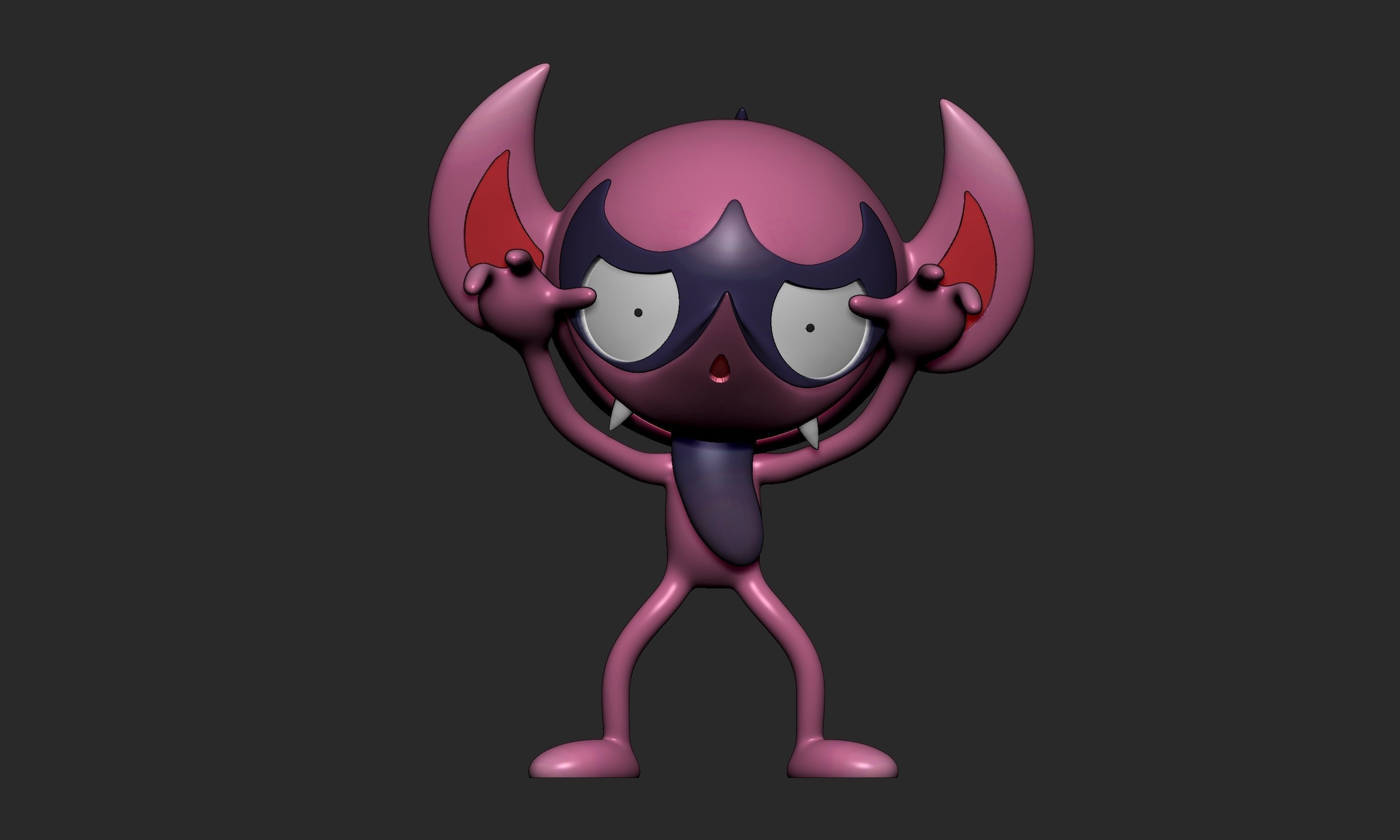 Pokemon - Impidimp with 2 poses 3D model 3D printable | CGTrader
