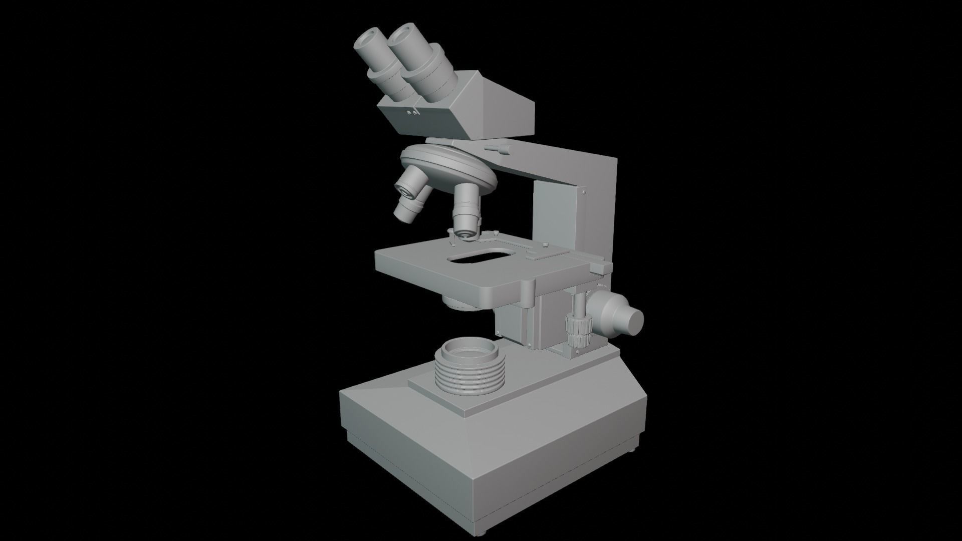 3D model Microscope VR / AR / low-poly | CGTrader