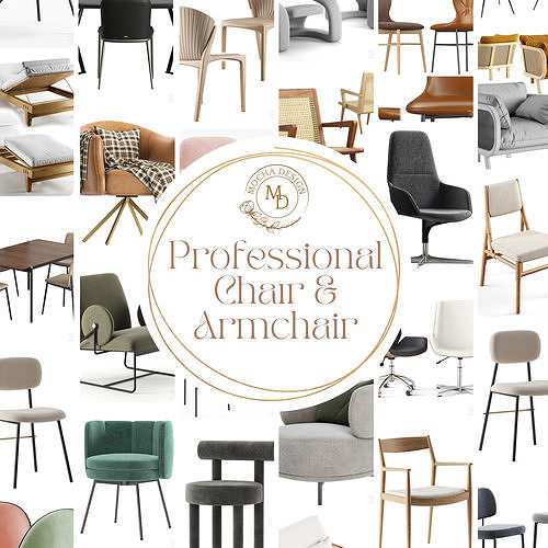 35 Chairs and Armchairs for Professionals 3D model | CGTrader