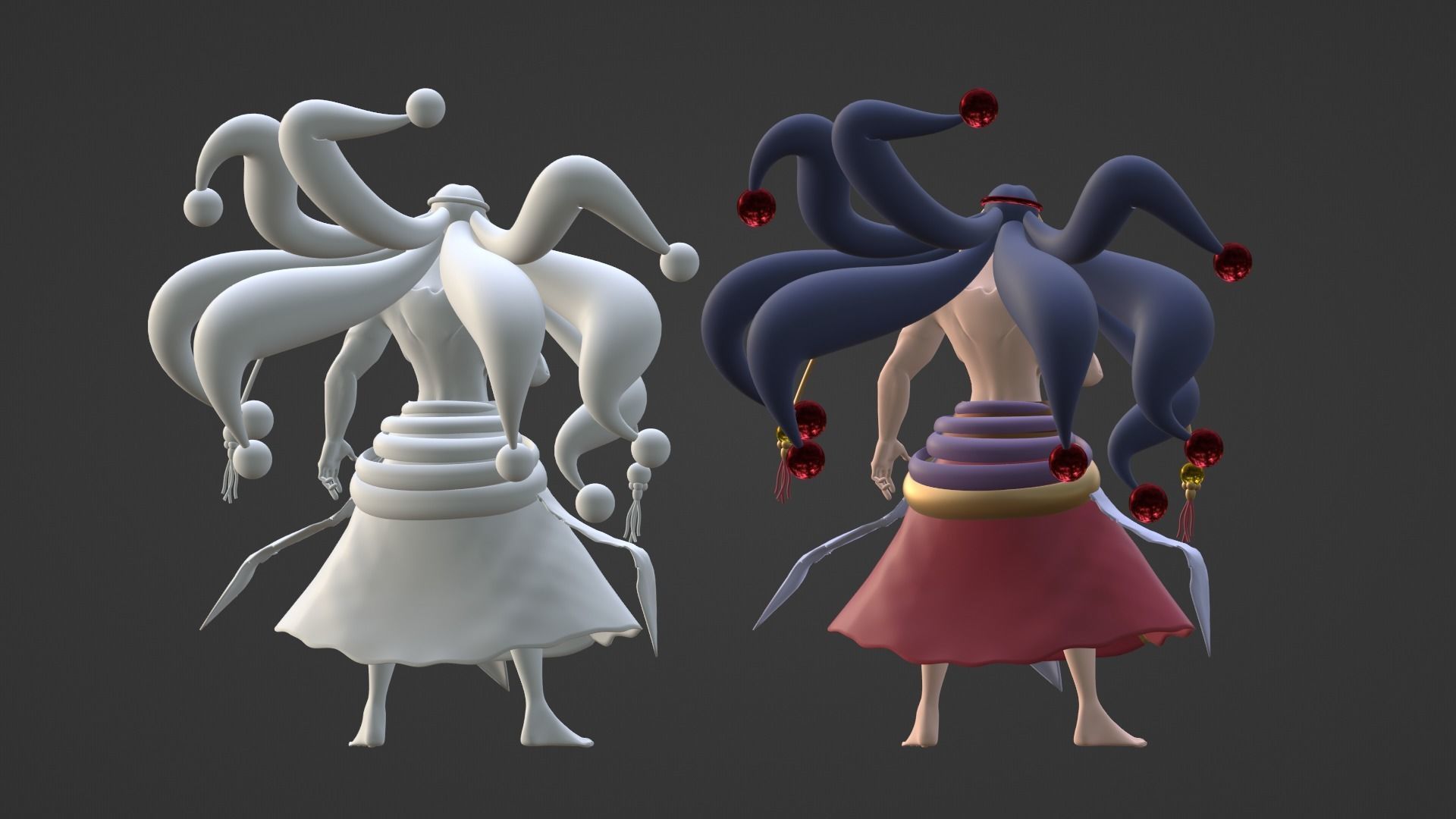 Zerofuku - Record of Ragnarok 3D model rigged | CGTrader