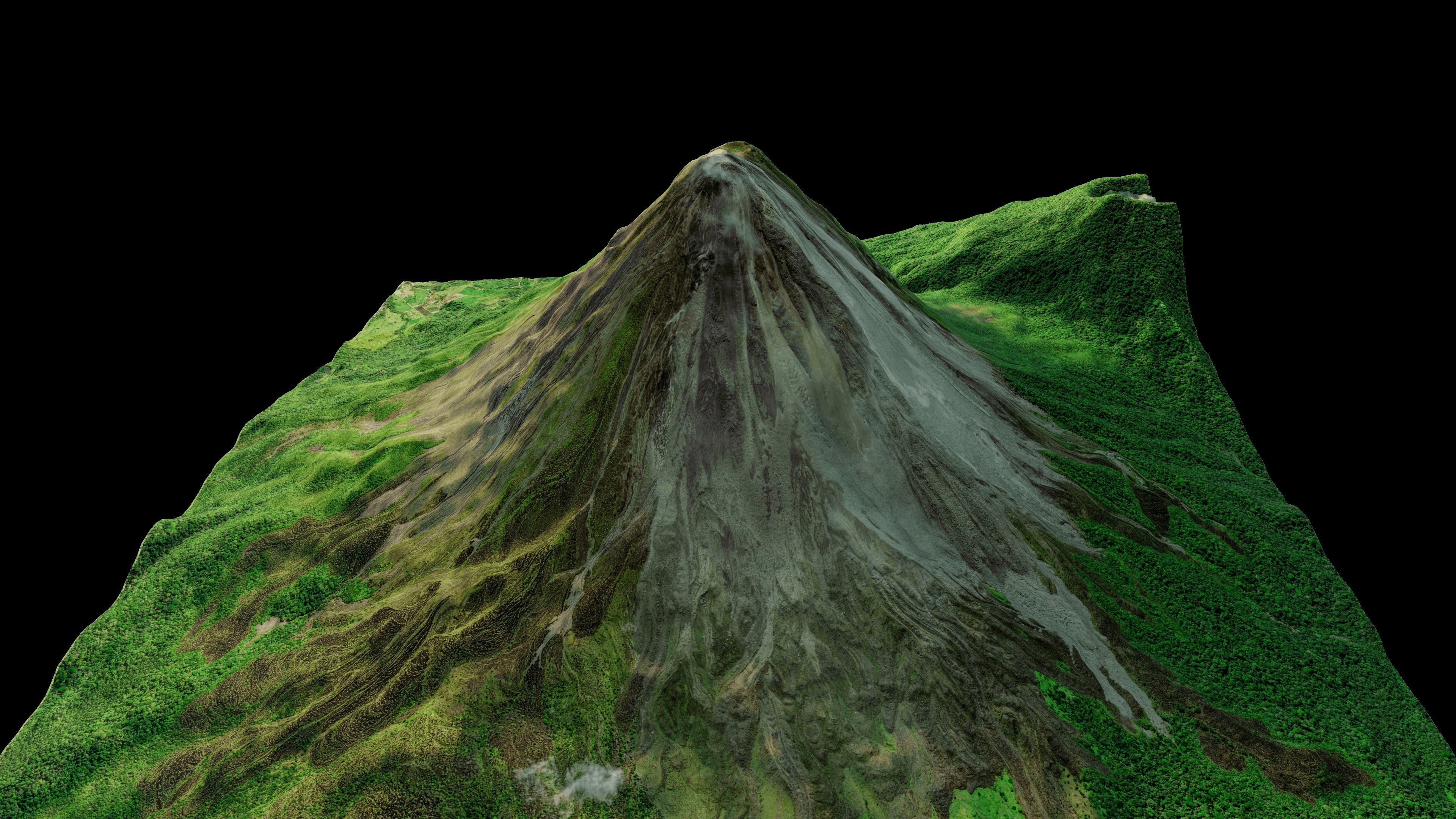 Arenal Volcano 3d model terrain 3D model | CGTrader