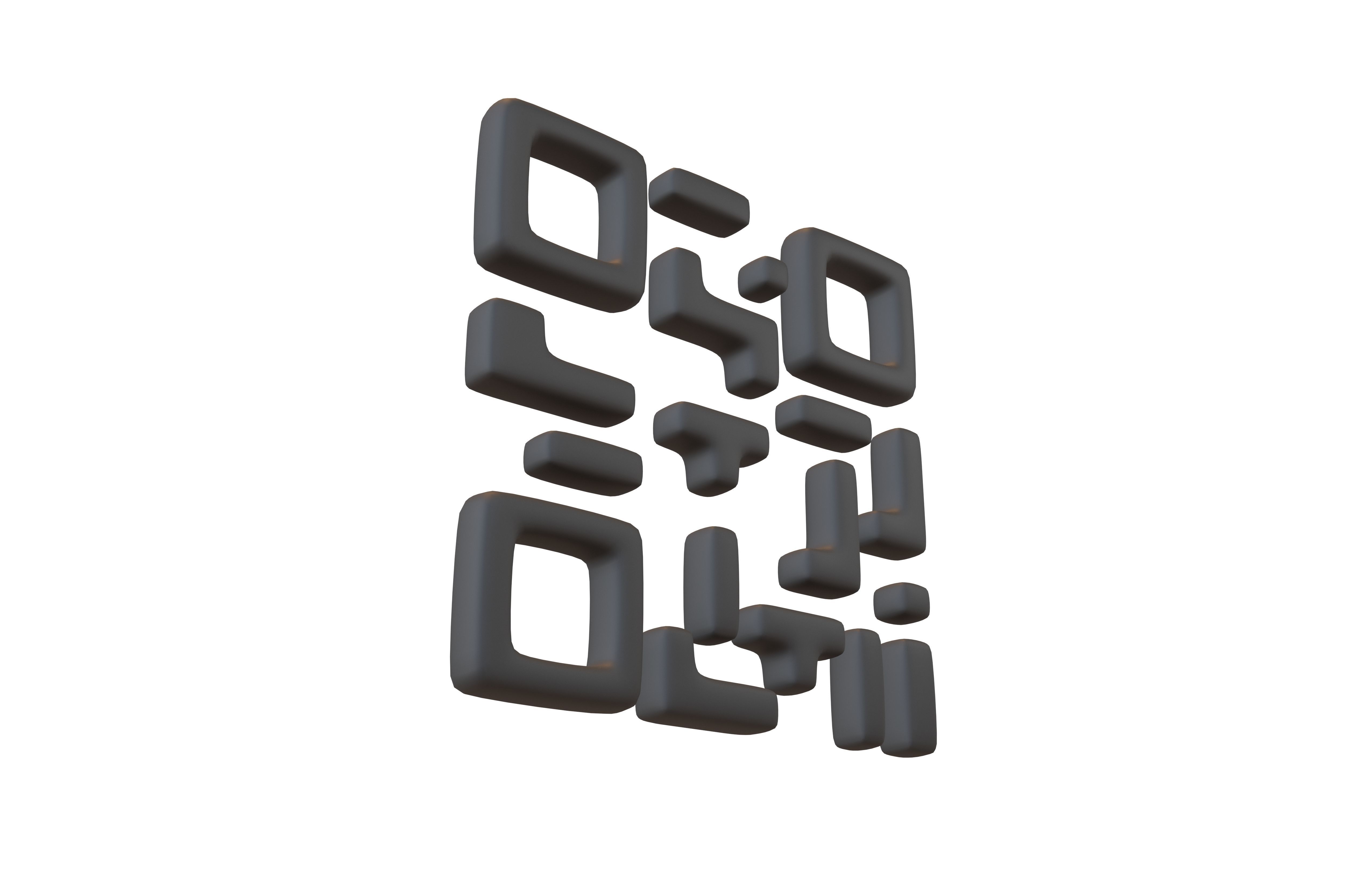 3D model Qr Code v1 001 VR / AR / low-poly | CGTrader