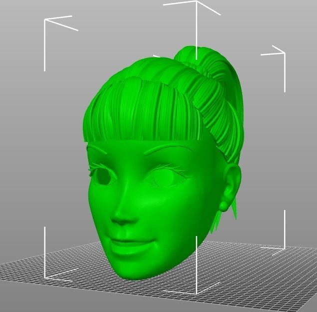 BARBIE HEAD FOR COSPLAYS 3D model 3D printable | CGTrader