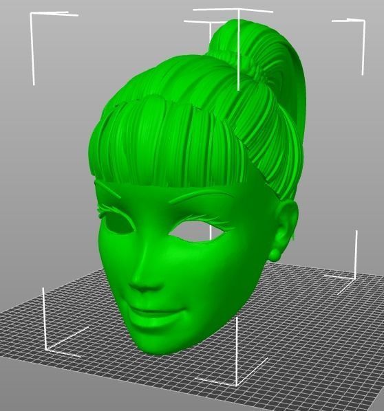 BARBIE HEAD FOR COSPLAYS 3D model 3D printable | CGTrader