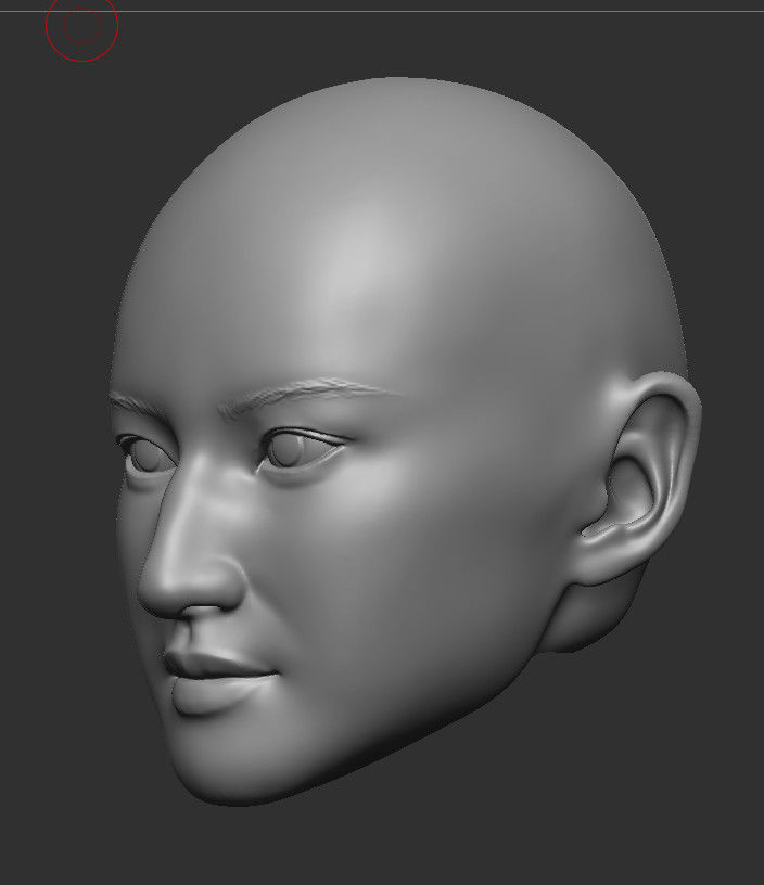 Liu Yifei Crystal Liu HEAD 3D STL FOR PRINT 3D model 3D printable ...