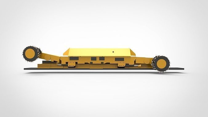 Longwall mining machines 3D model | CGTrader