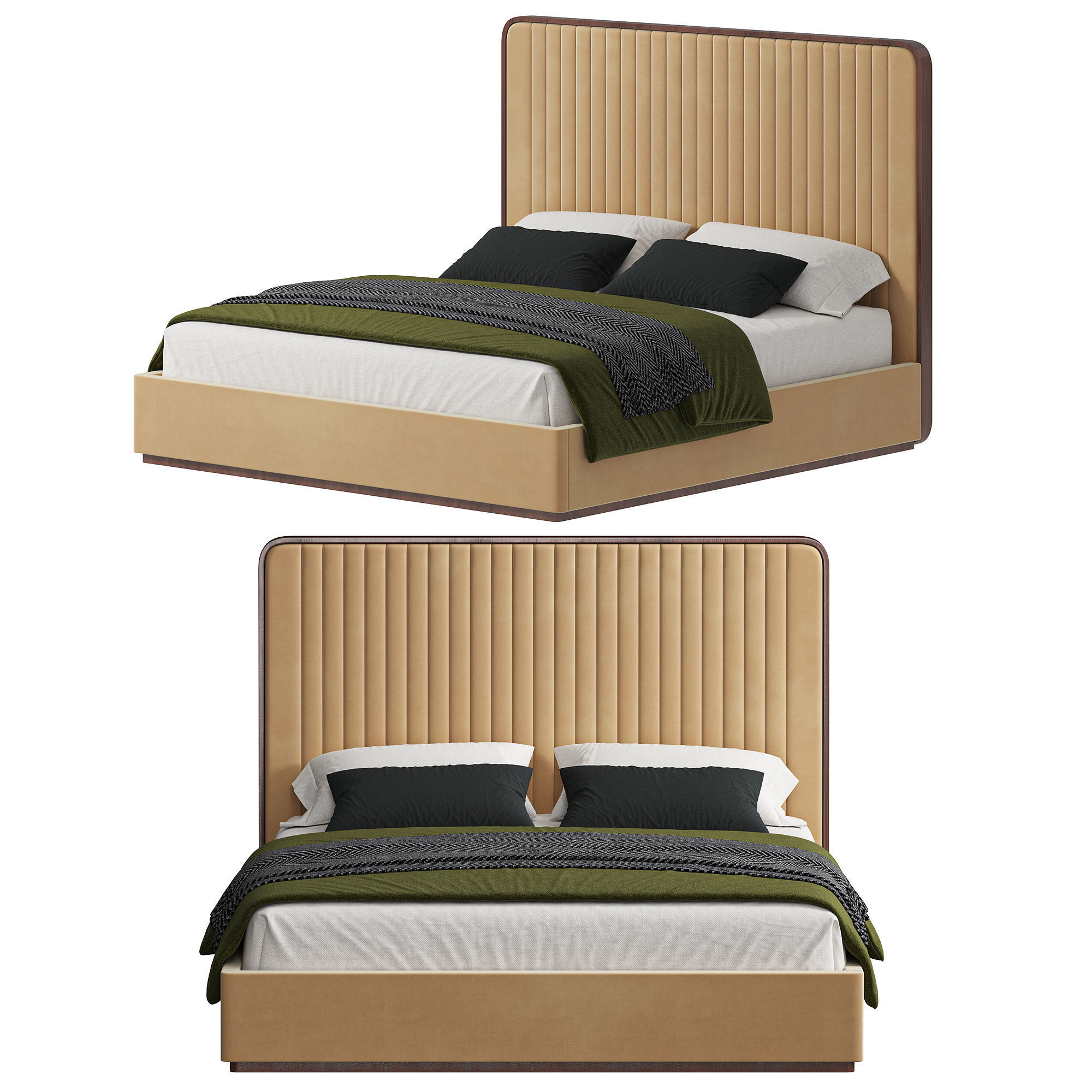 Bed Como by Mezzo Collection 3D model | CGTrader