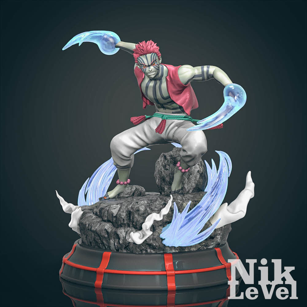 Akaza Kimetsu No Yaiba 3D Printable 3D model 3D printable | CGTrader