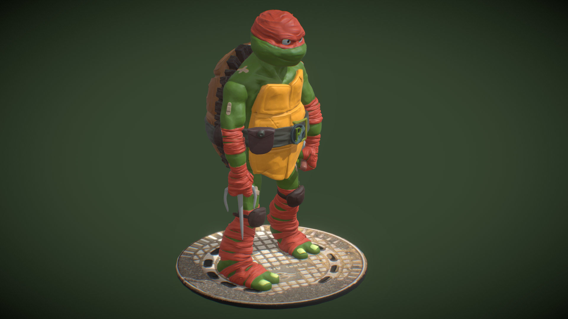 Raphael fan art from TMNT Mutant Mayhem Movie 3D model 3D printable ...