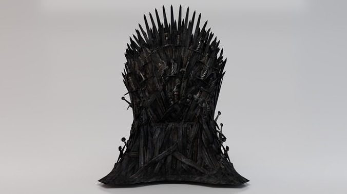 3D model The Throne from the Game of Thrones - Iron Throne VR / AR ...