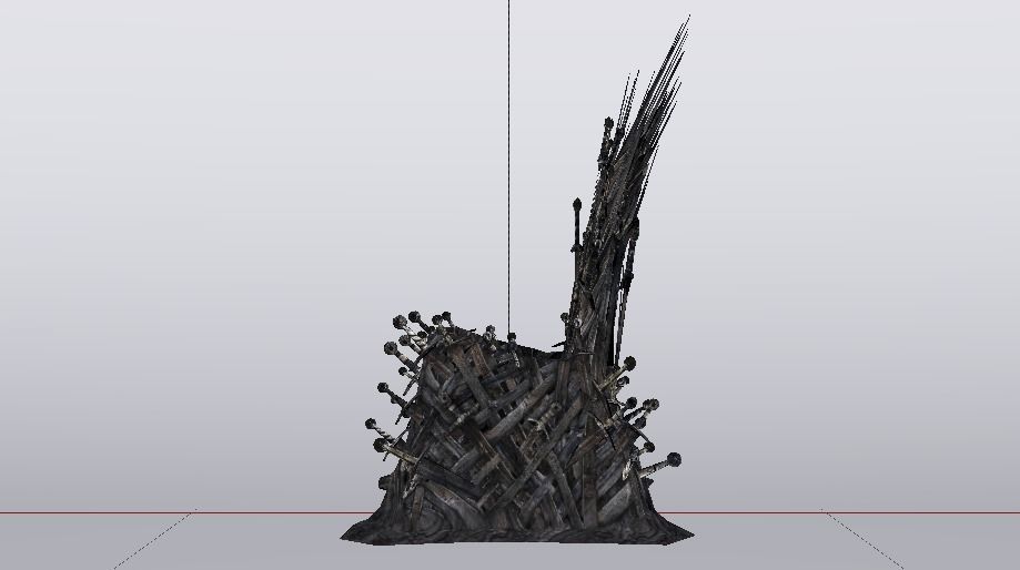 3D model The Throne from the Game of Thrones - Iron Throne VR / AR ...