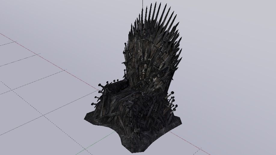 3D model The Throne from the Game of Thrones - Iron Throne VR / AR ...