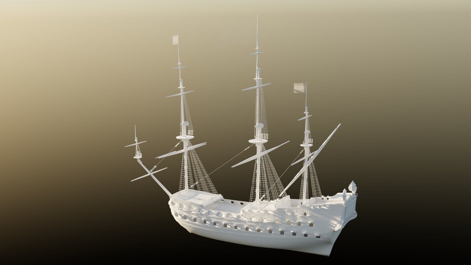 Pirate ship 3D model | CGTrader