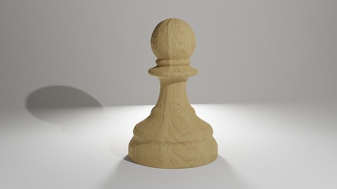 Chess pawn free 3D model | CGTrader
