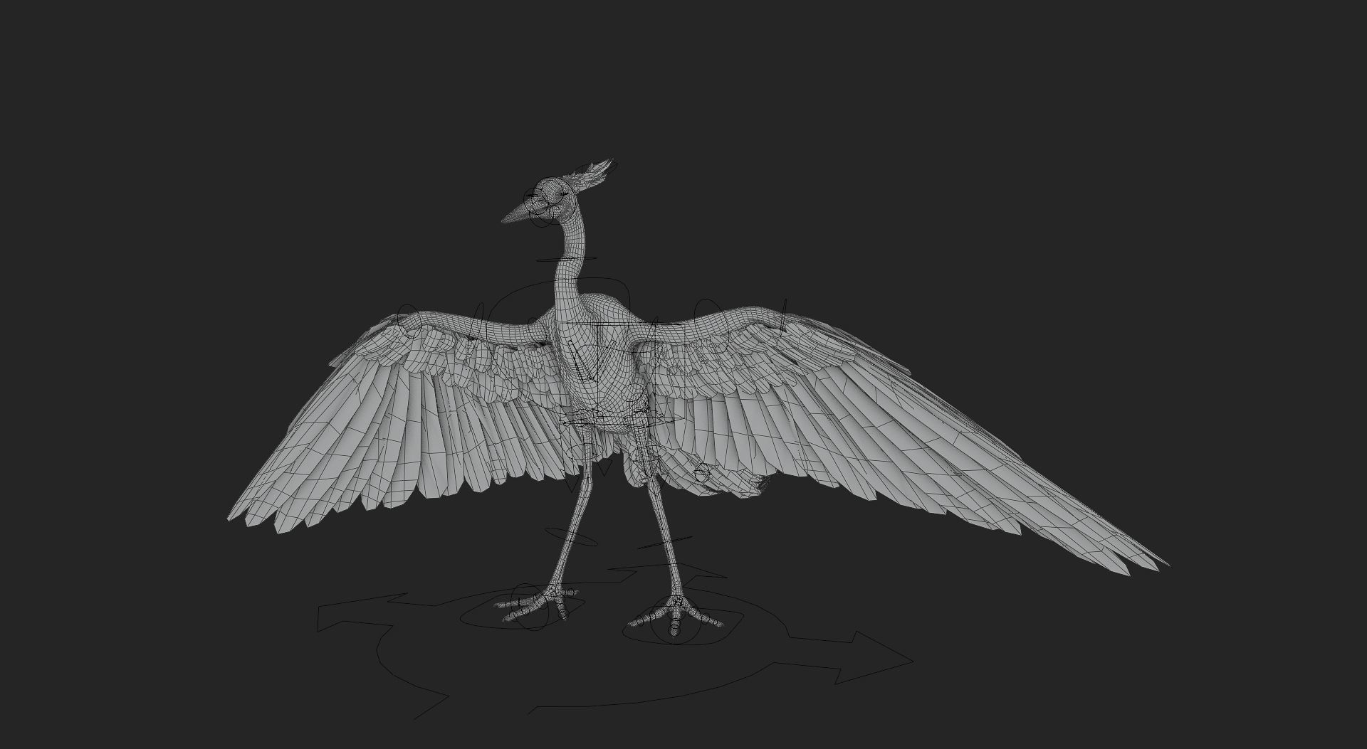 Chim Lac Bird - Rigged - Animated 3D model | CGTrader