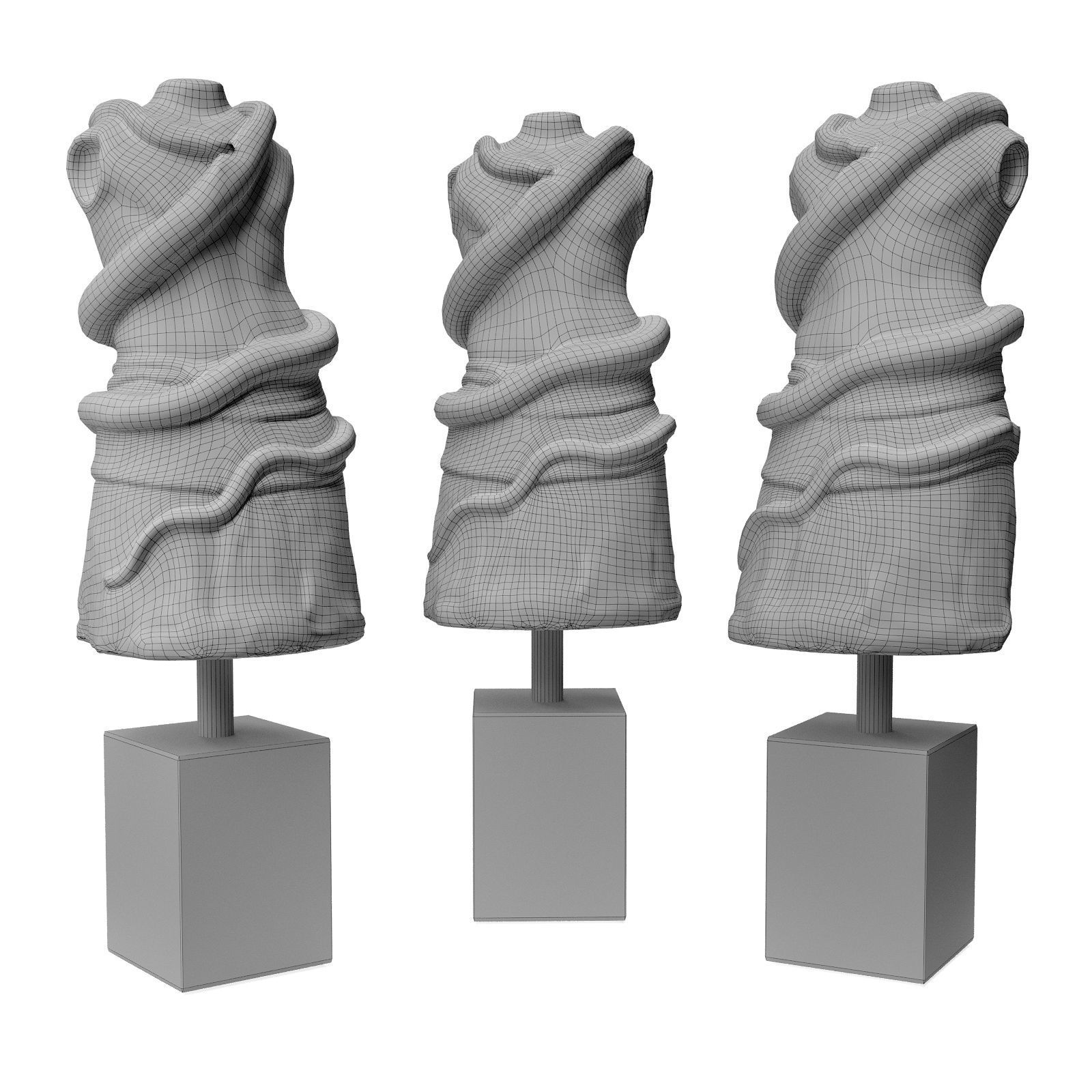 3D model Egyptian Torso with snake VR / AR / low-poly | CGTrader