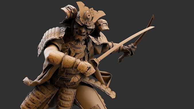 Samurai 3D model | CGTrader