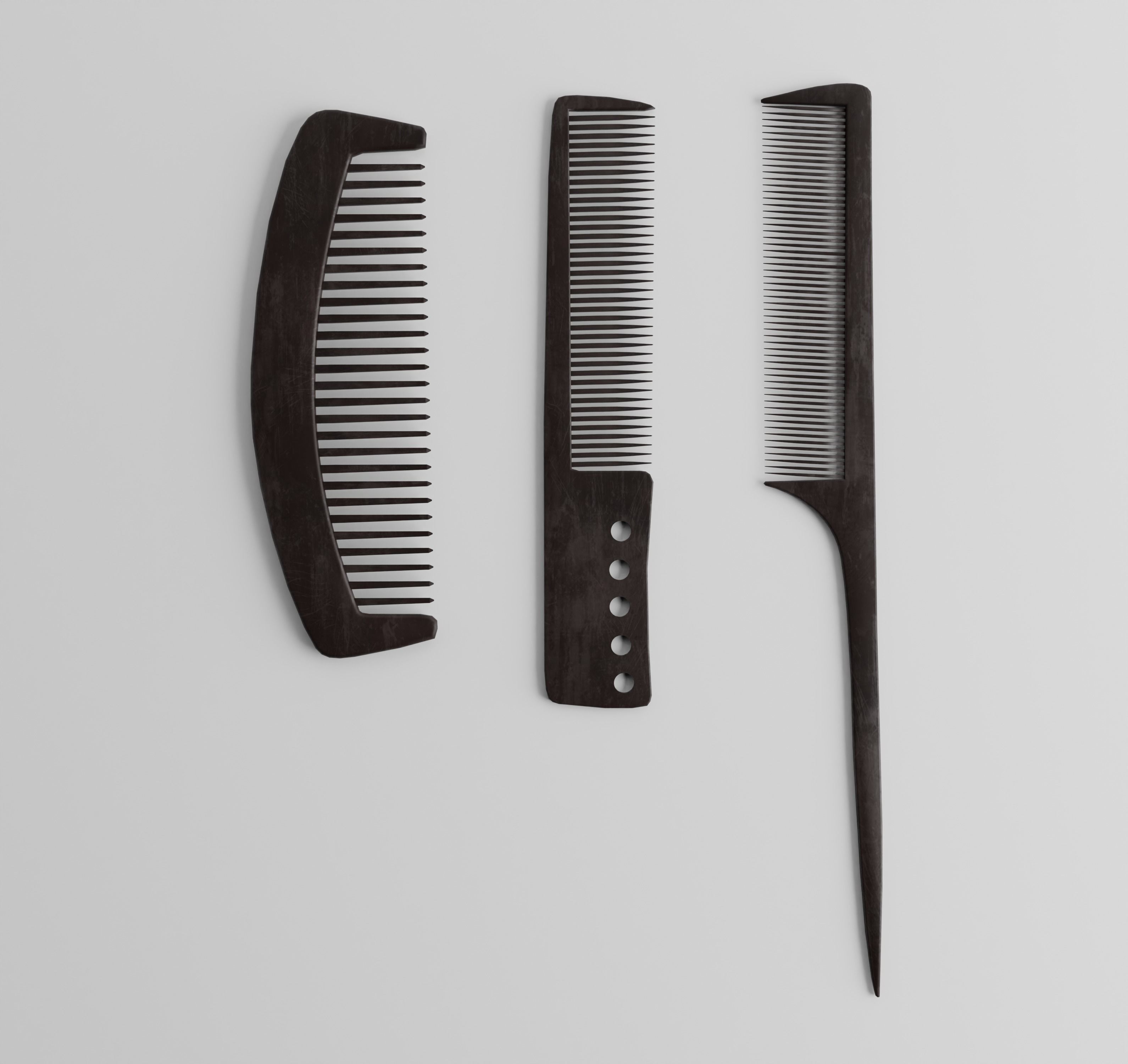 Male Comb collection free 3D model | CGTrader