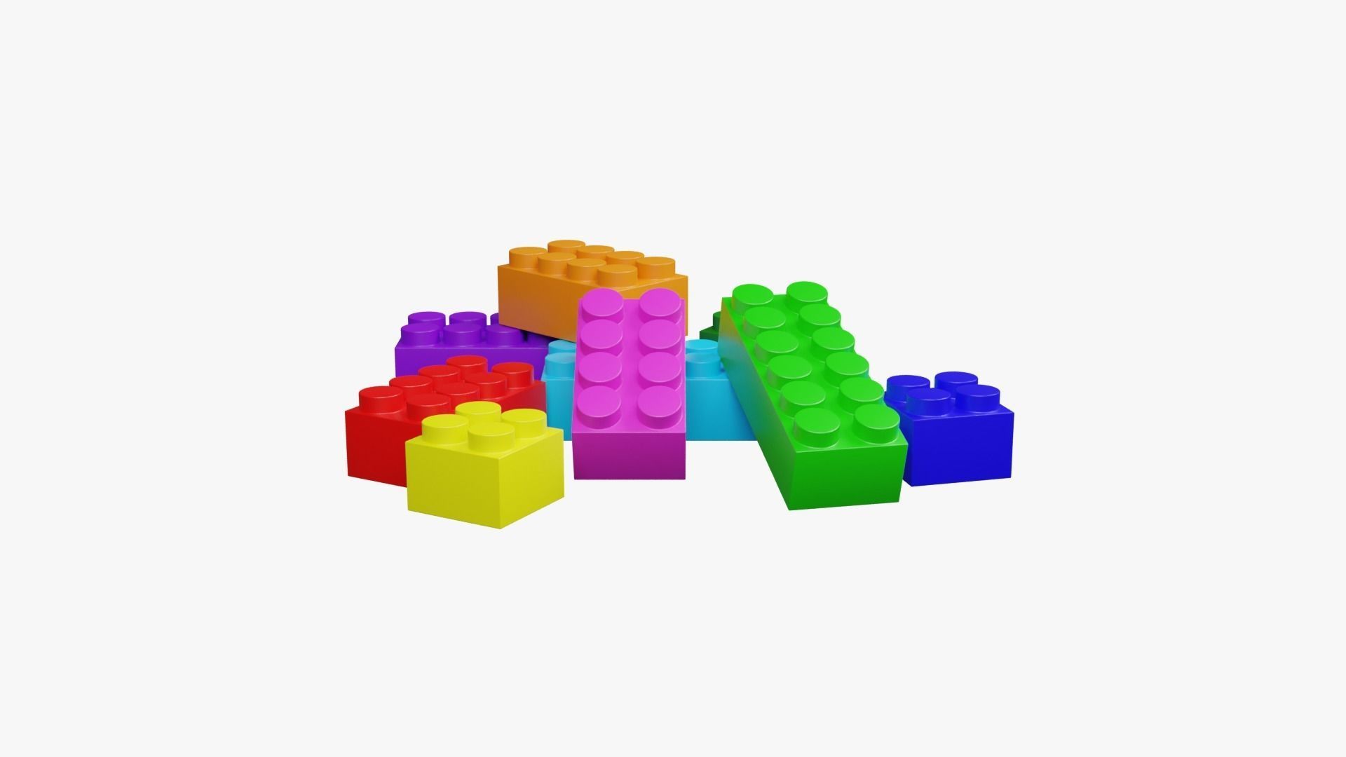 Kids Toys - Blocks 3D model | CGTrader