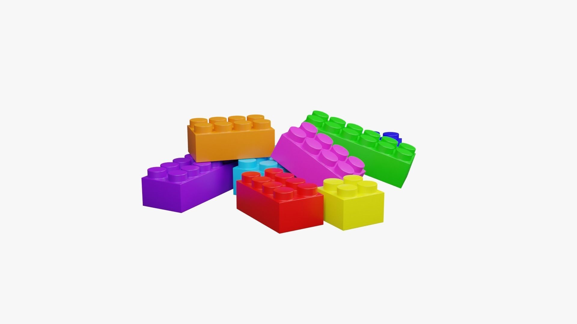 Kids Toys - Blocks 3D model | CGTrader