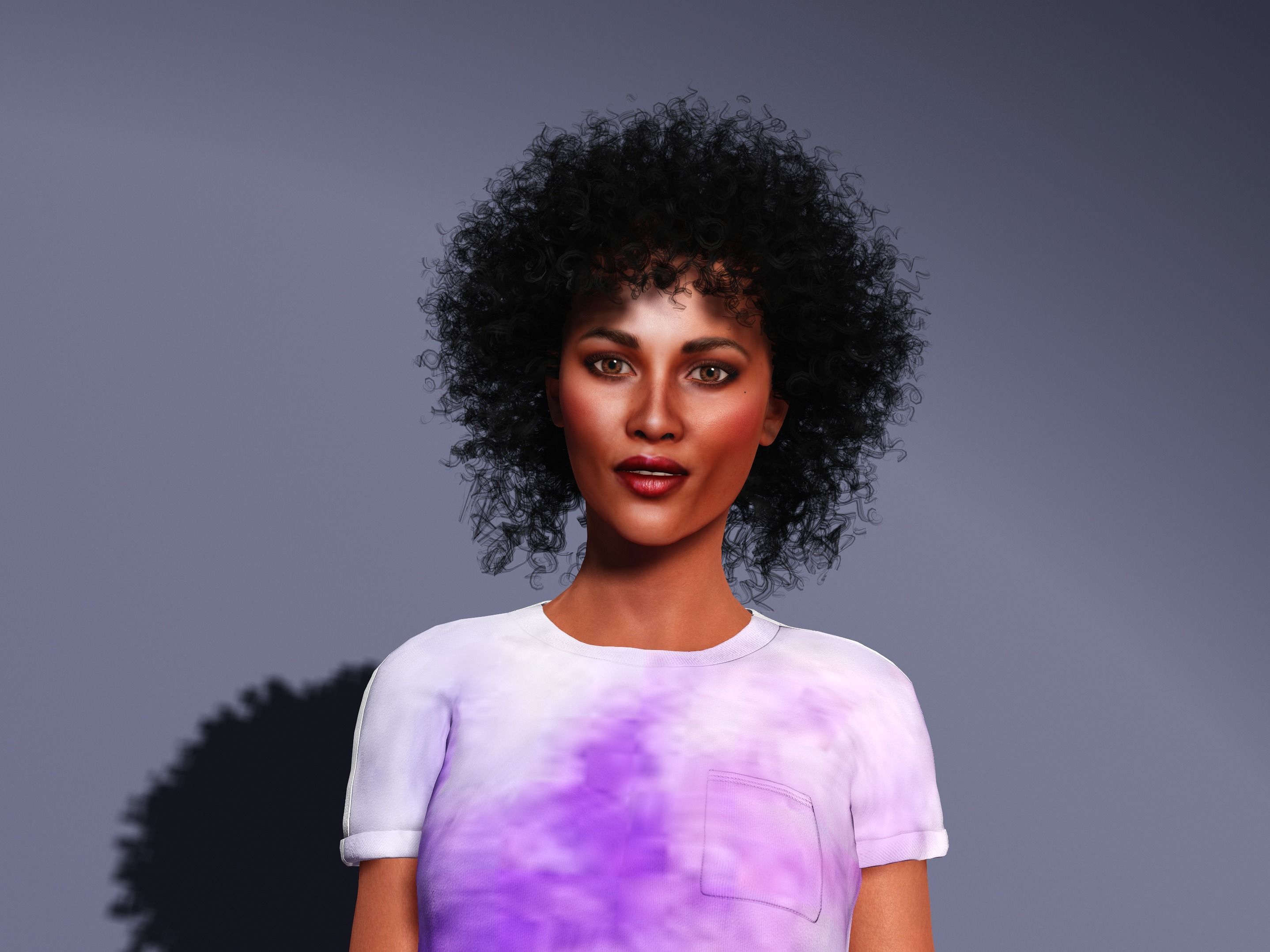 3D model Imani-Female Character VR / AR / low-poly | CGTrader